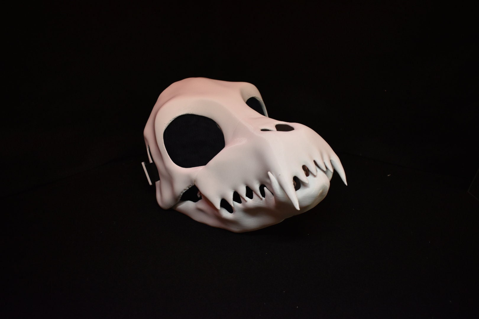 Toony Canine Bone Skull Mask Movable Moving Hinge Jaw 3D, 51% OFF