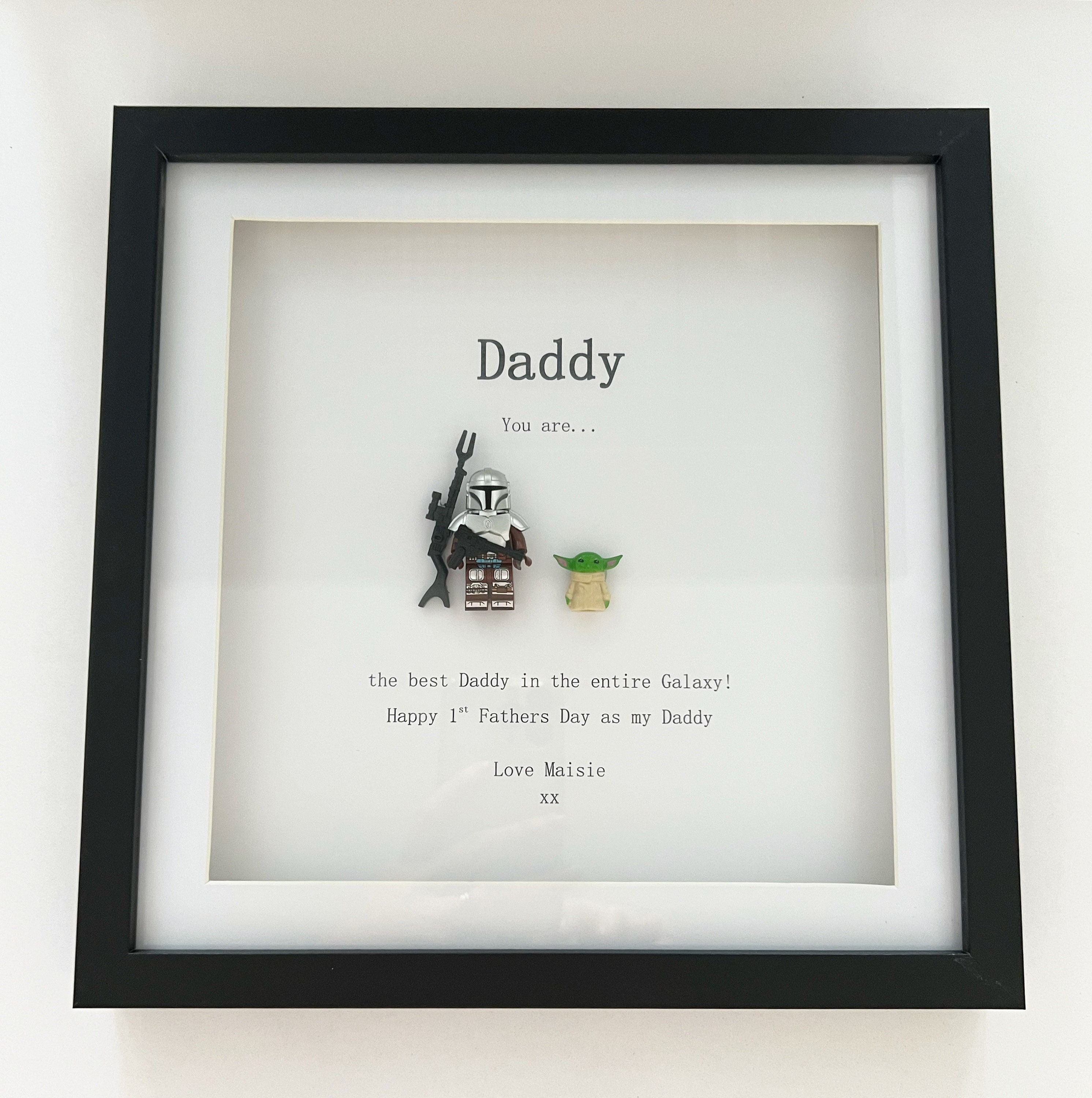 Dad Frame Mini Figure Fathers Day Daddy Husband Boyfriend - Etsy