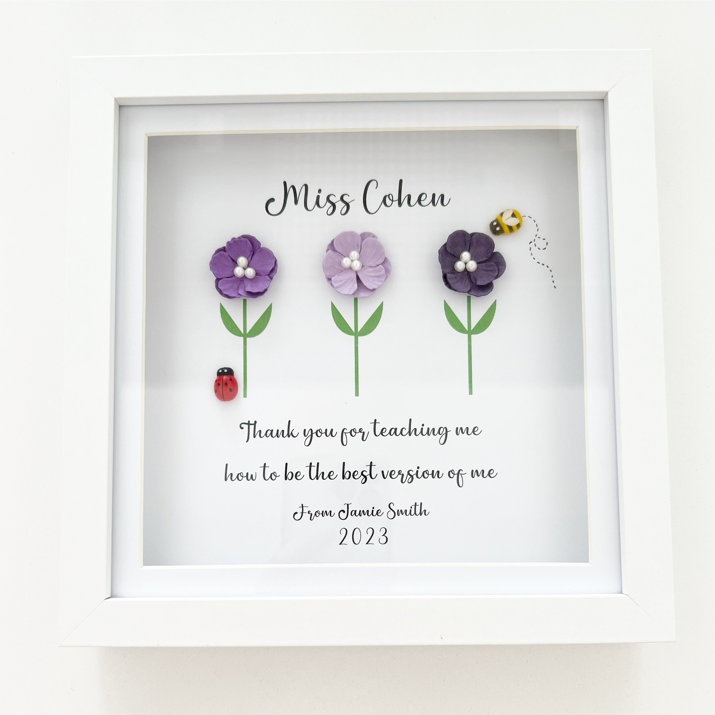 Teacher Frame Thank You Class First Day at School Leaving Thank You ...