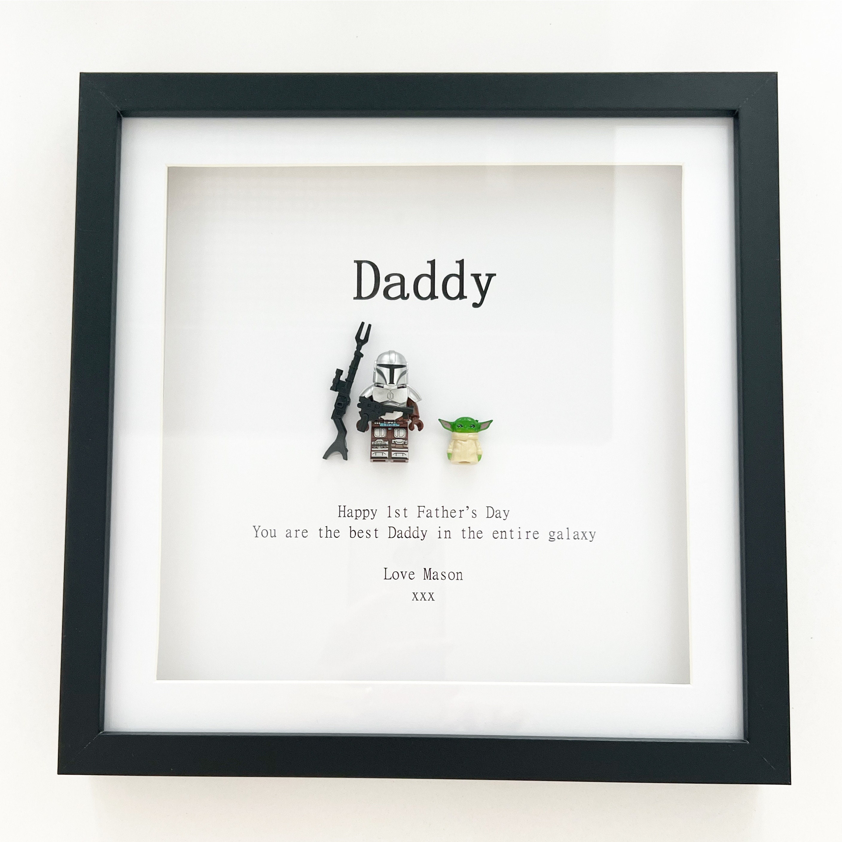 Dad Frame Mini Figure Fathers Day Daddy Husband Boyfriend - Etsy