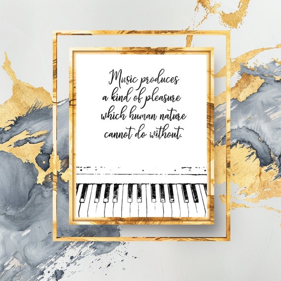 Music Art Quotes 6 Pack Music Motivational Posters Wall Decor With