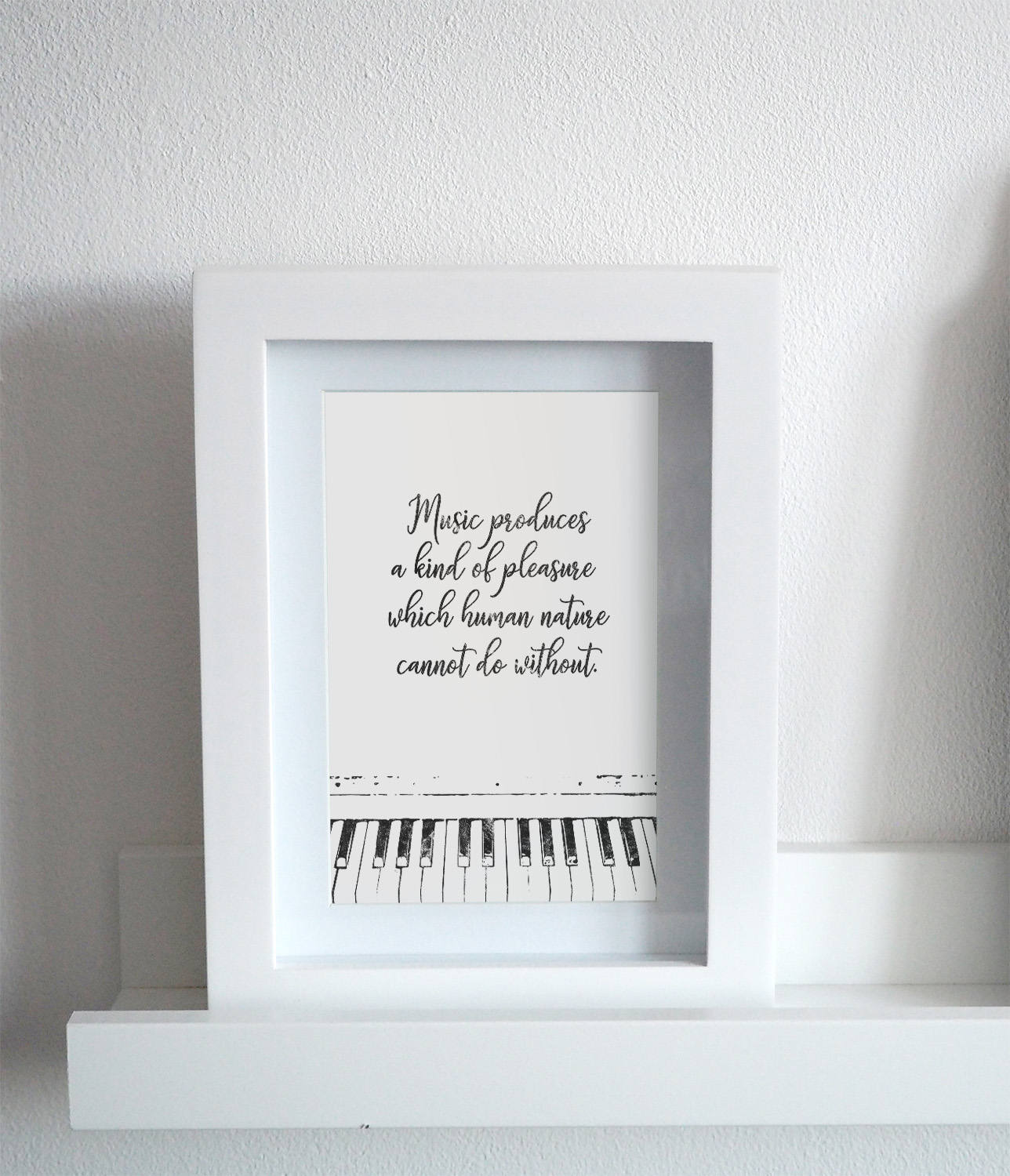 Quote About Music Gift for Musician Music Wall Art Gift for - Etsy