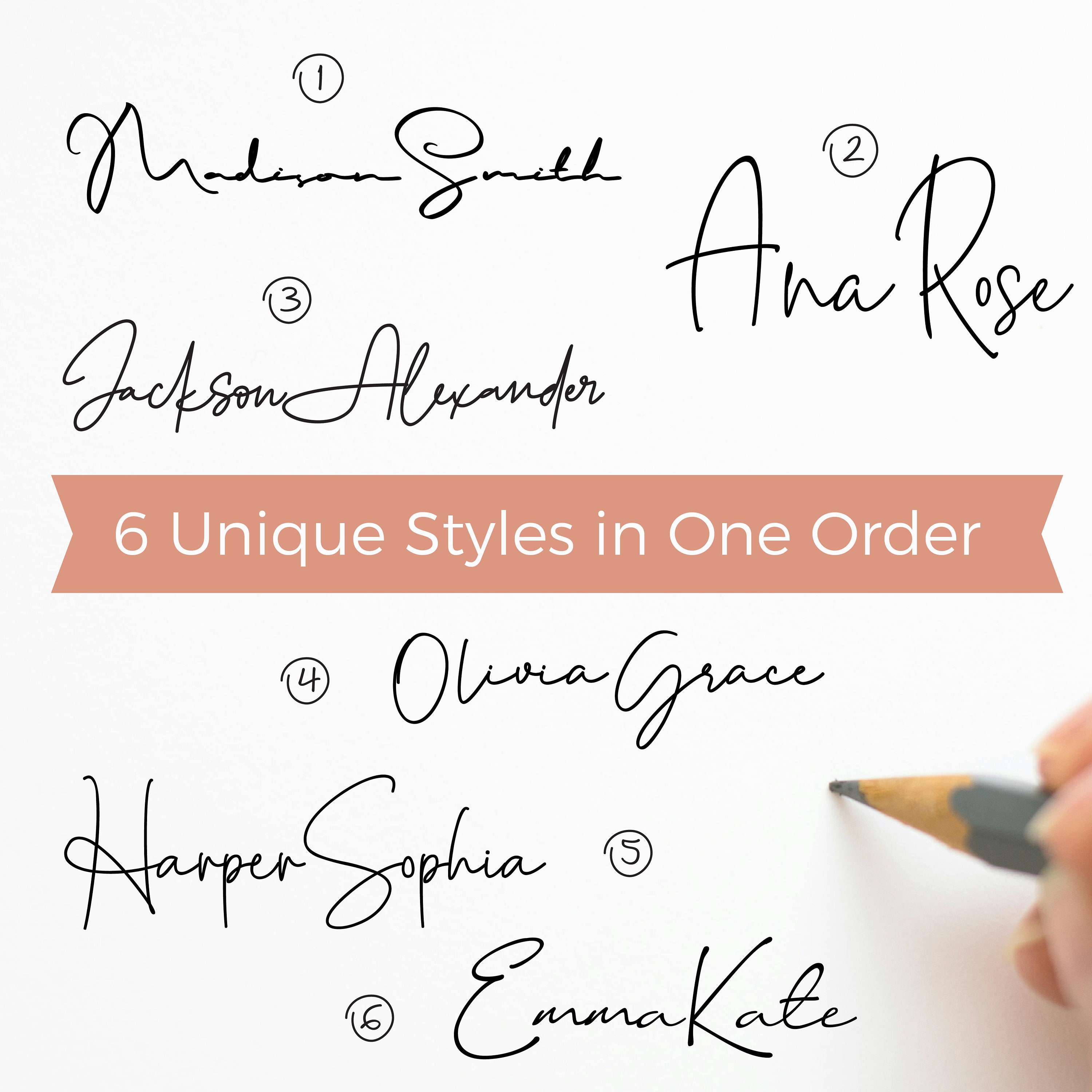 Custom Handwritten Style Signature Design, Personalized Style (digital ...
