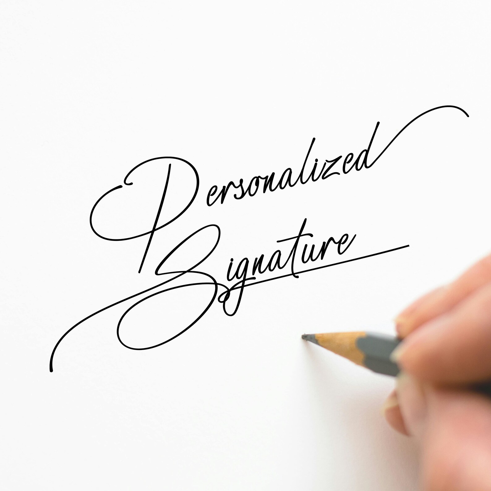 Name Signature Hair, Personal Signature, Personality Signature, Modern ...