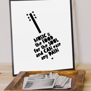 Create Gallery Wall, Three Music Quote Artworks, Set Large-scale Arts ...