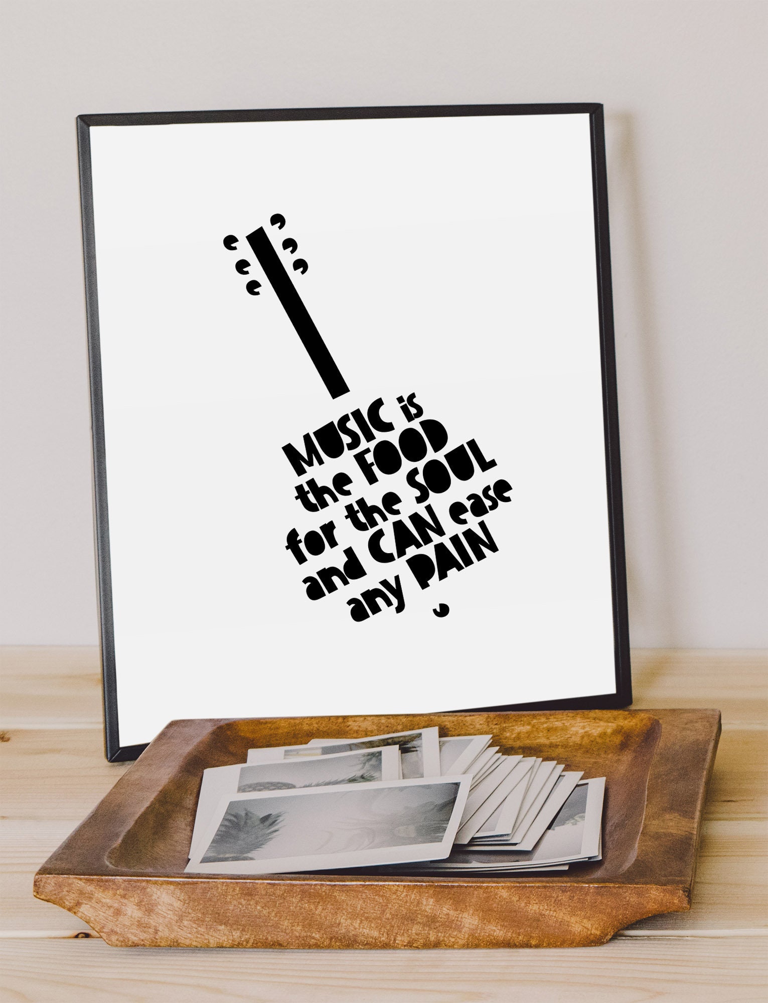 Create Gallery Wall, Three Music Quote Artworks, Set Large-scale Arts ...