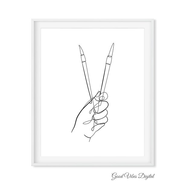 Line Art Printable - Etsy
