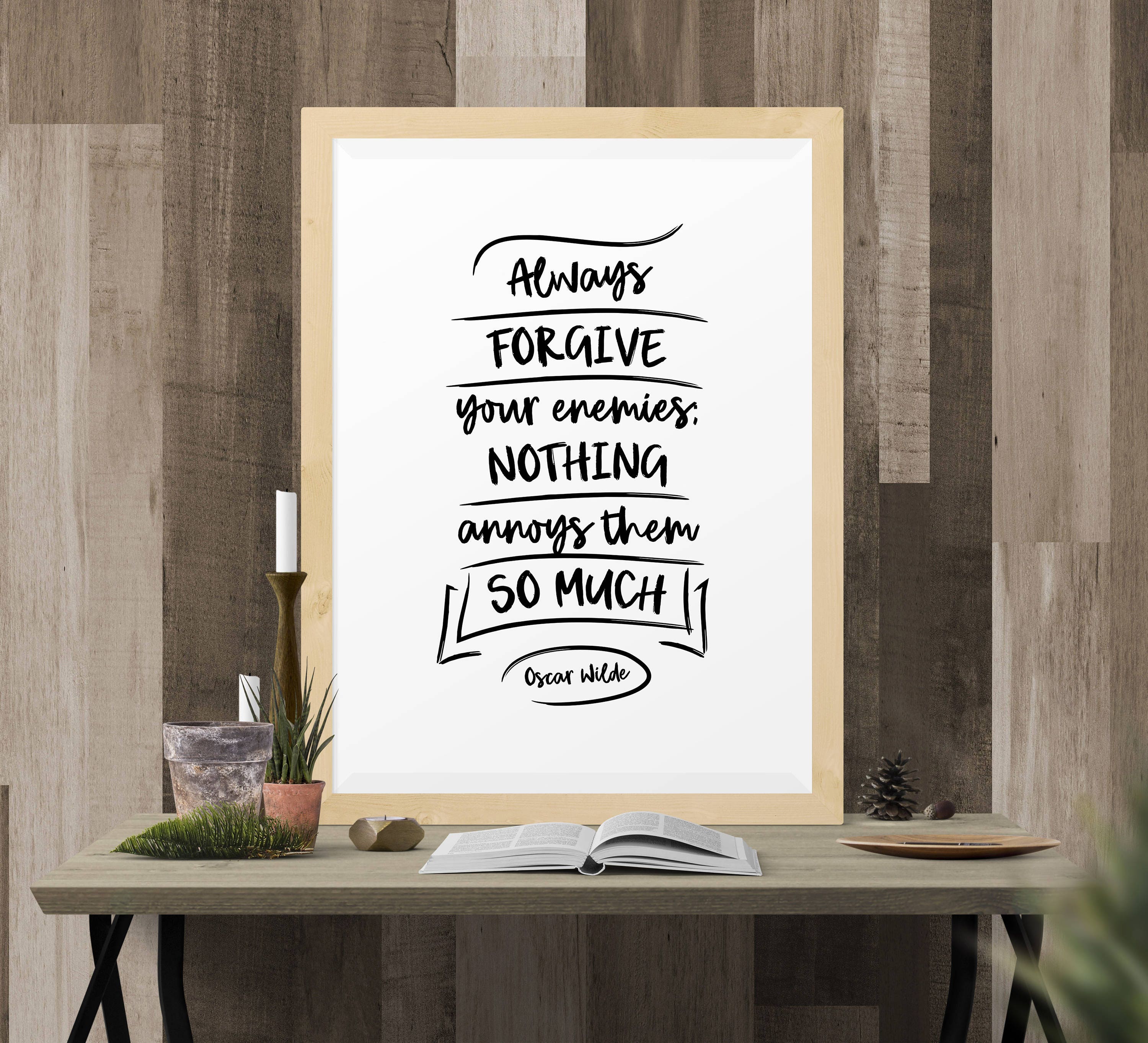 Oscar Wilde Printable Quote Home Wall Art Decor, Oscar Wilde Print ...