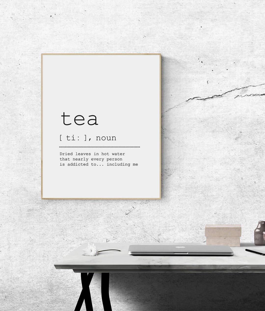 Tea, Printable Home Print, Tea Definition Print, Funny Prints ...