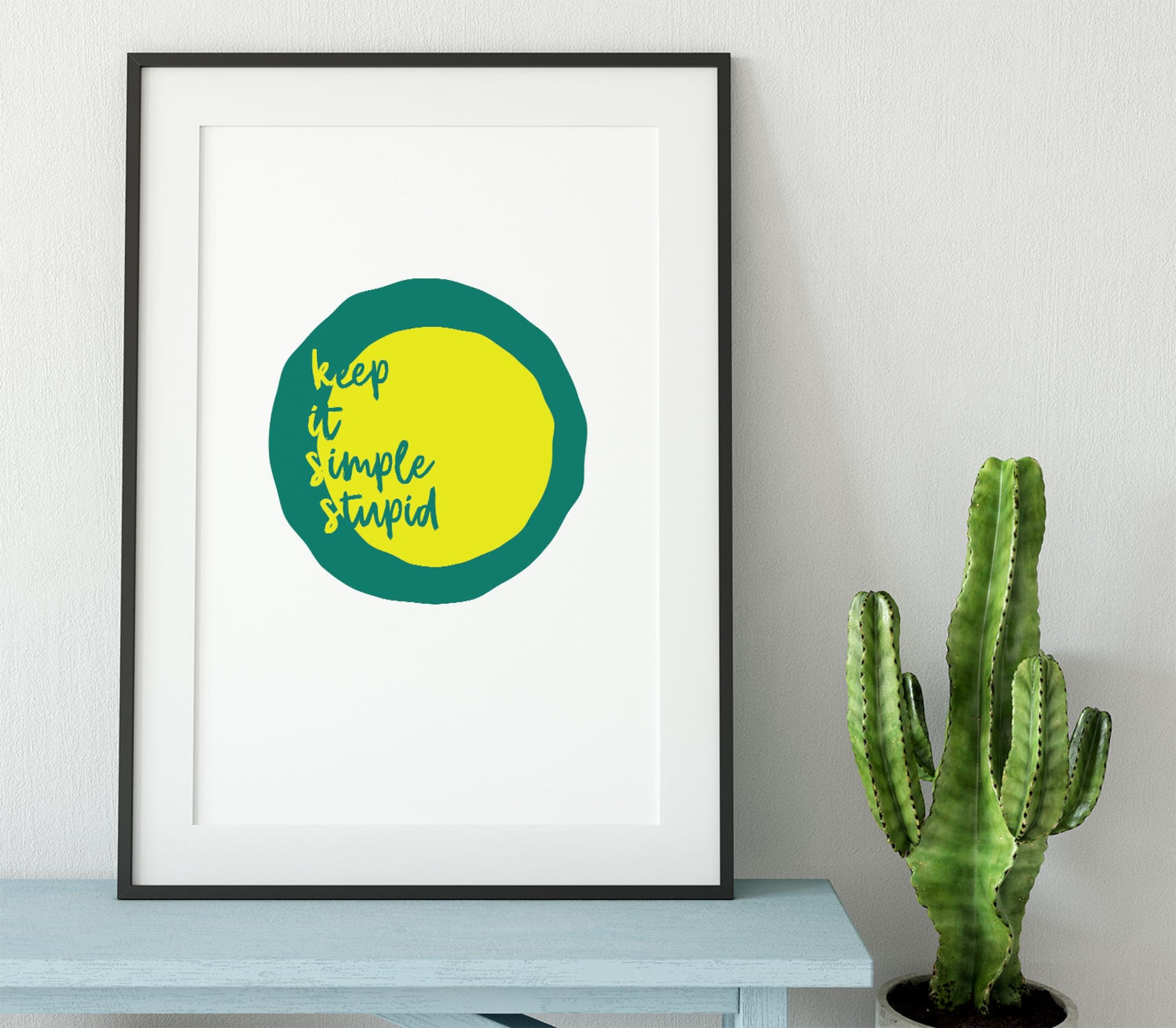 Keep It Simple Stupid Printable Poster. Modern Housewarming Wall Art ...