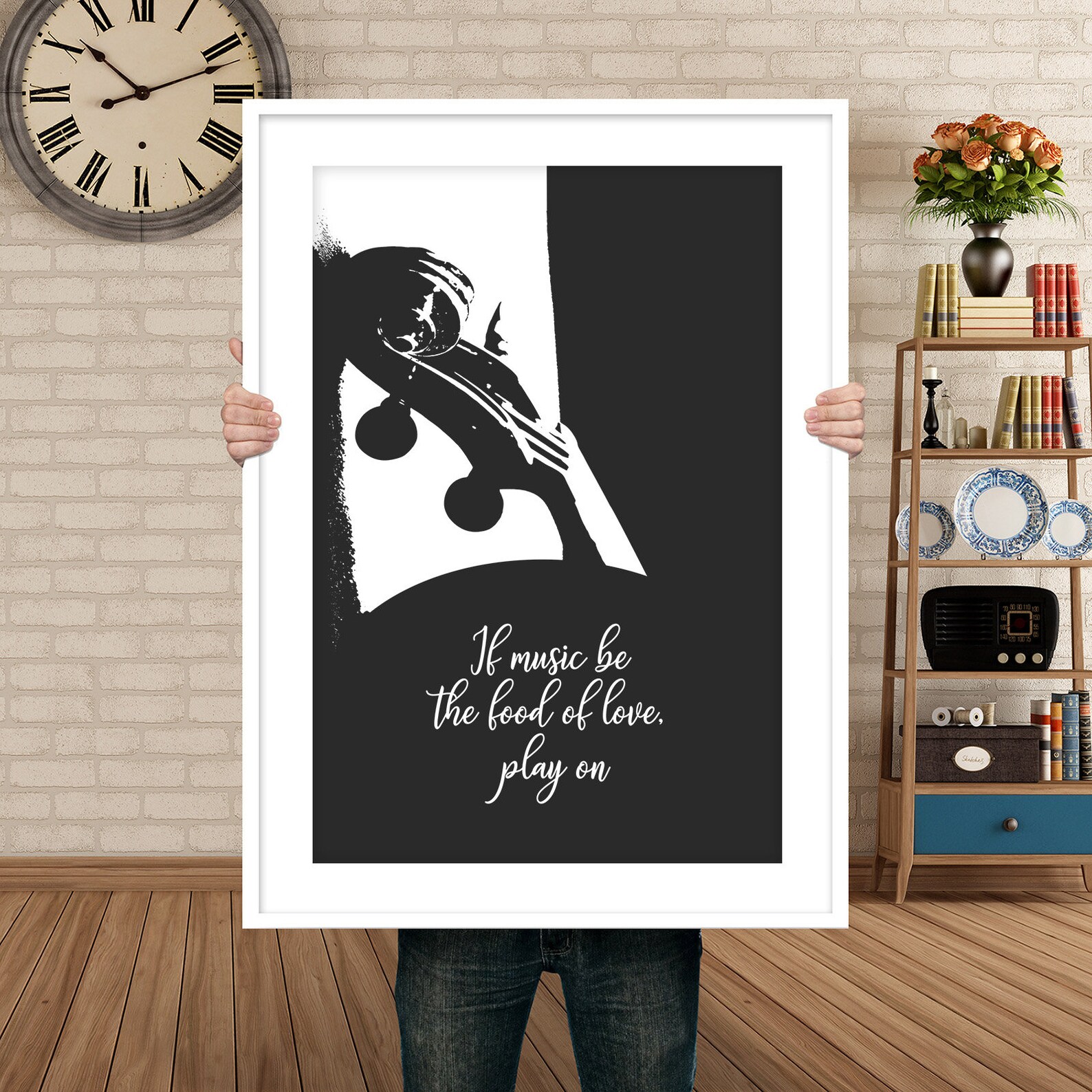 Create Gallery Wall, Three Music Quote Artworks, Set Large-scale Arts ...
