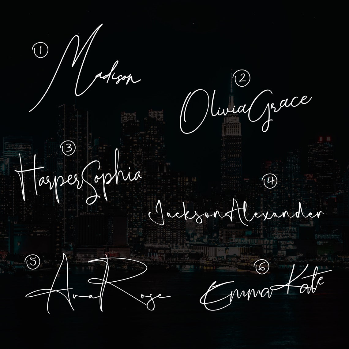 Personalised Handwritten Style Signature, Custom Handwriting Style ...