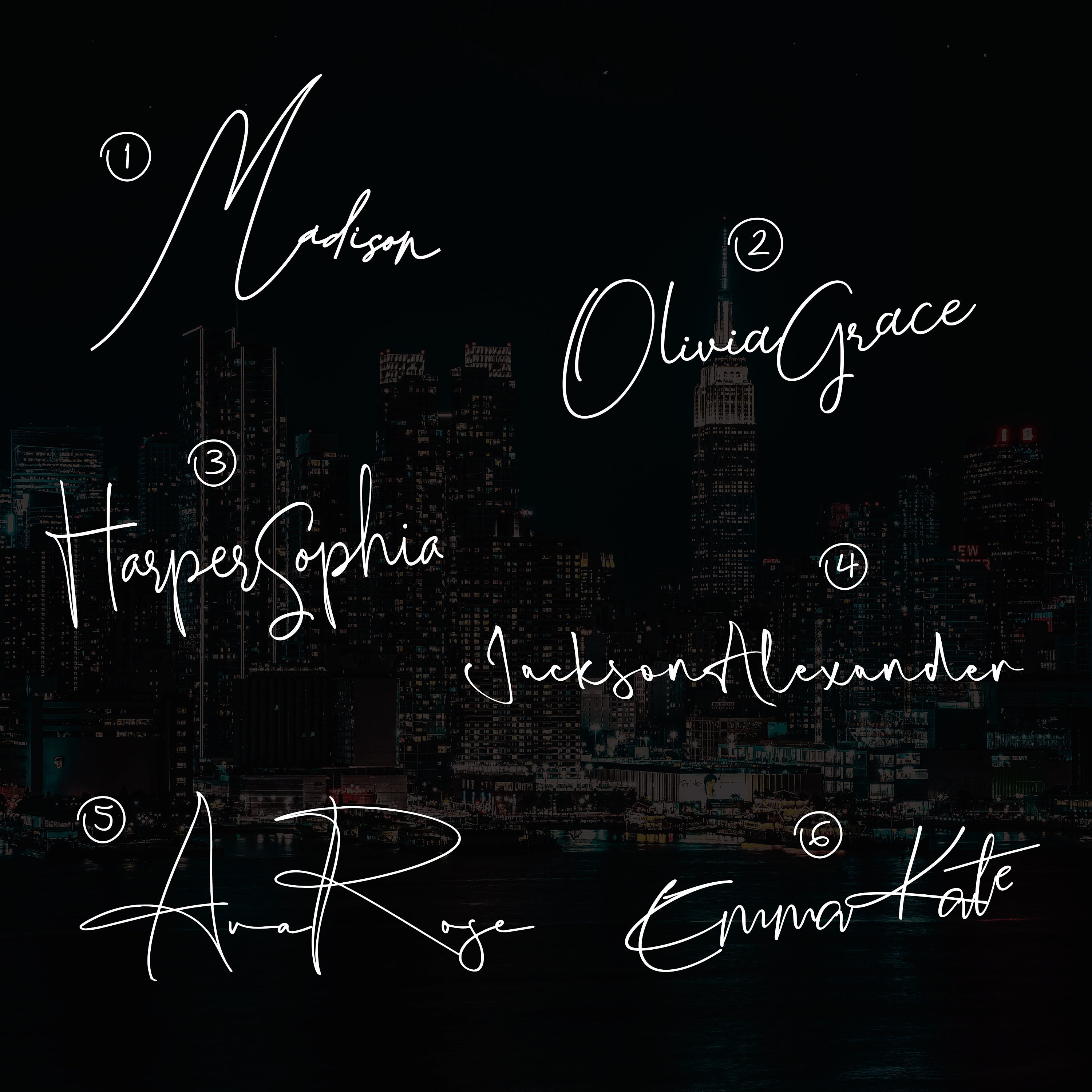 Personalised Handwritten Style Signature, Custom Handwriting Style ...