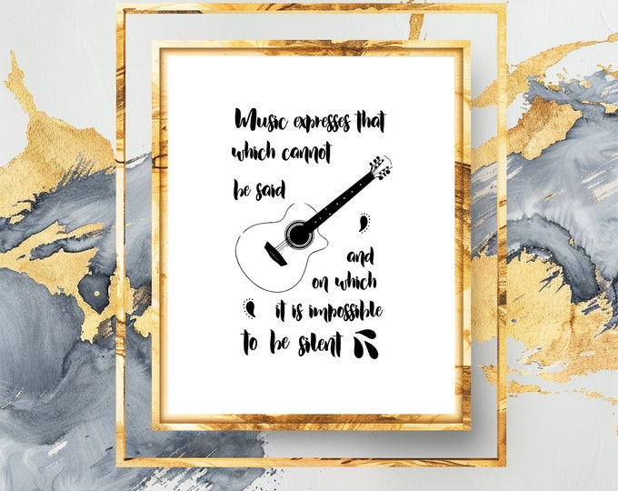 Music Wall Art, Piano Paintbrush Art Print, Music Decor, Music Gift ...