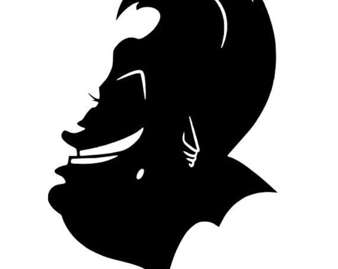 Ursula Silhouette Car Decal - Etsy