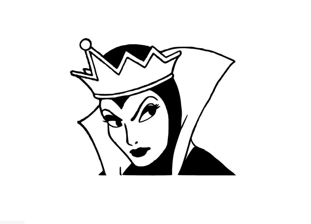 Snow White Evil Queen Decal - Etsy
