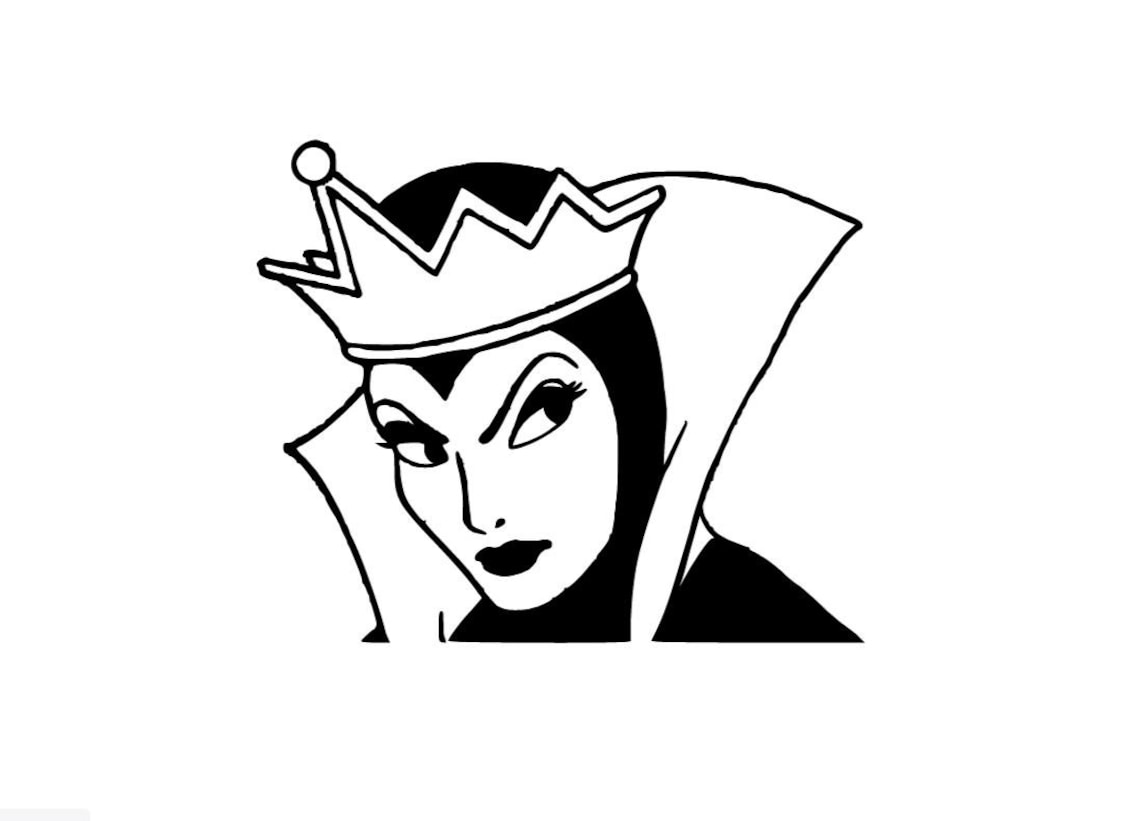 Snow White Evil Queen Decal - Etsy