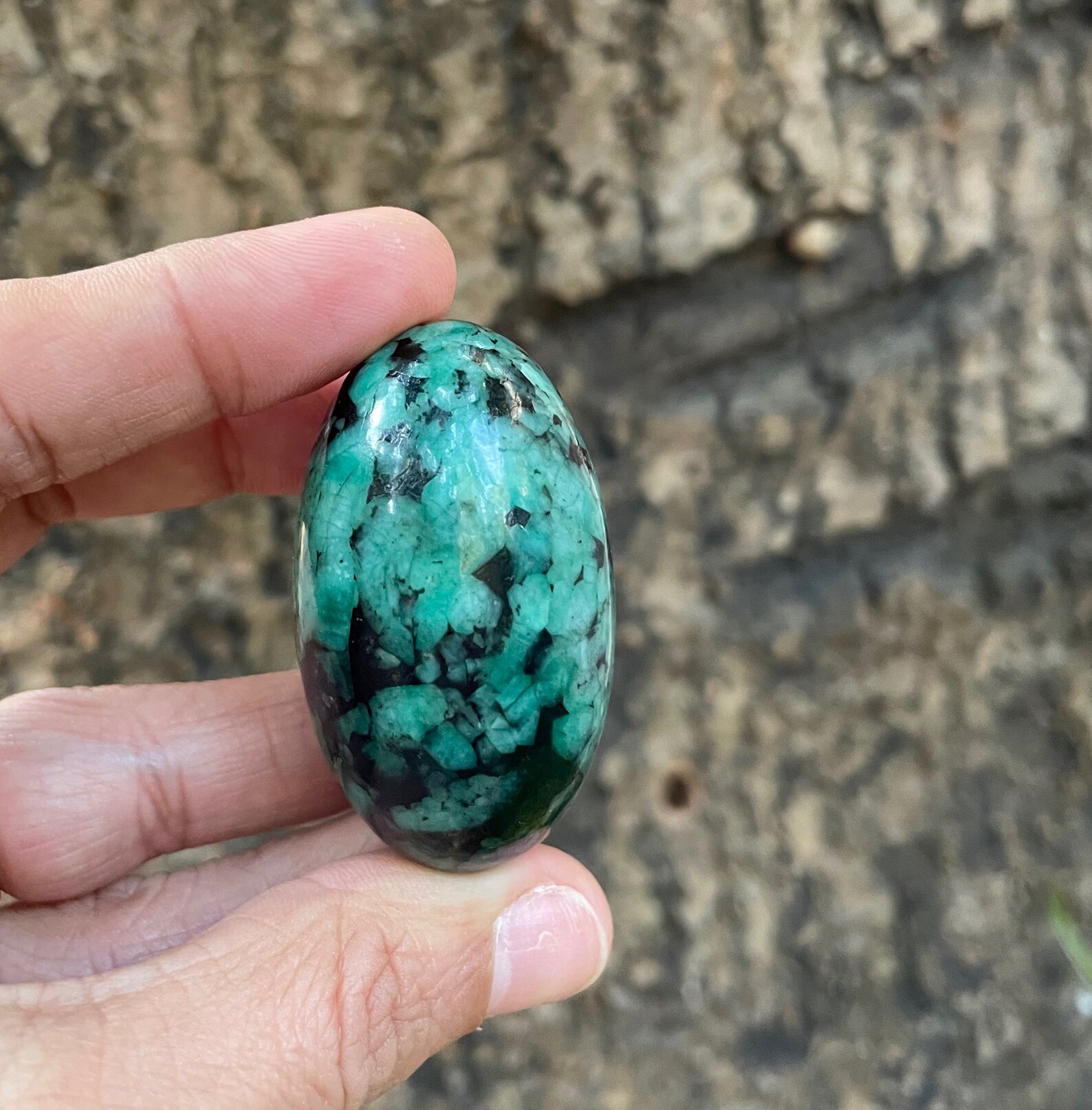 Beautiful Polished Natural Green Emerald Shiva Shape Emerald | Etsy