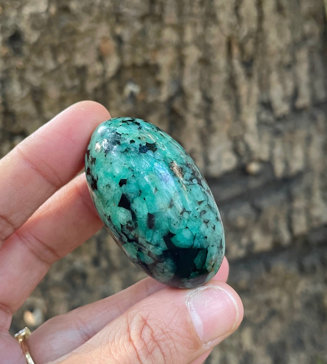 Beautiful Polished Natural Green Emerald Shiva Shape Emerald | Etsy