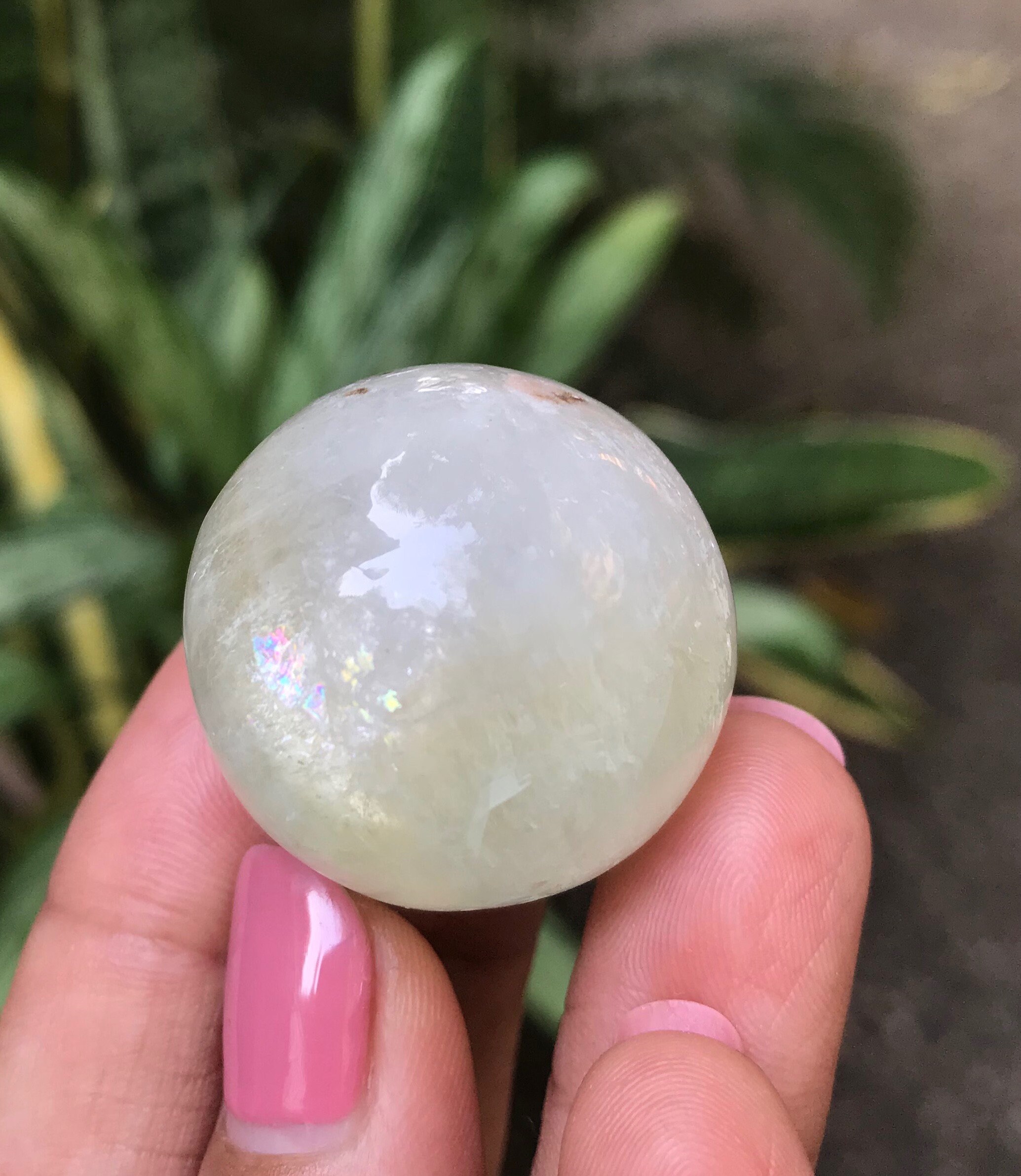 Magnificent Natural Green Apophyllite Sphere / Ball With | Etsy