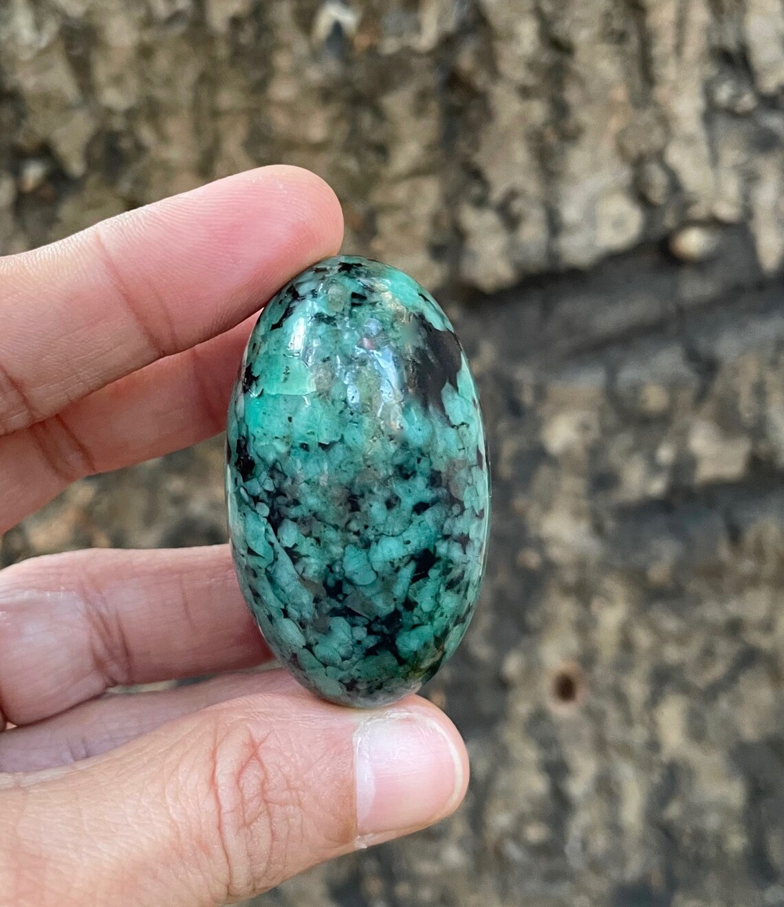 Beautiful Polished Natural Green Emerald Shiva Shape Emerald | Etsy