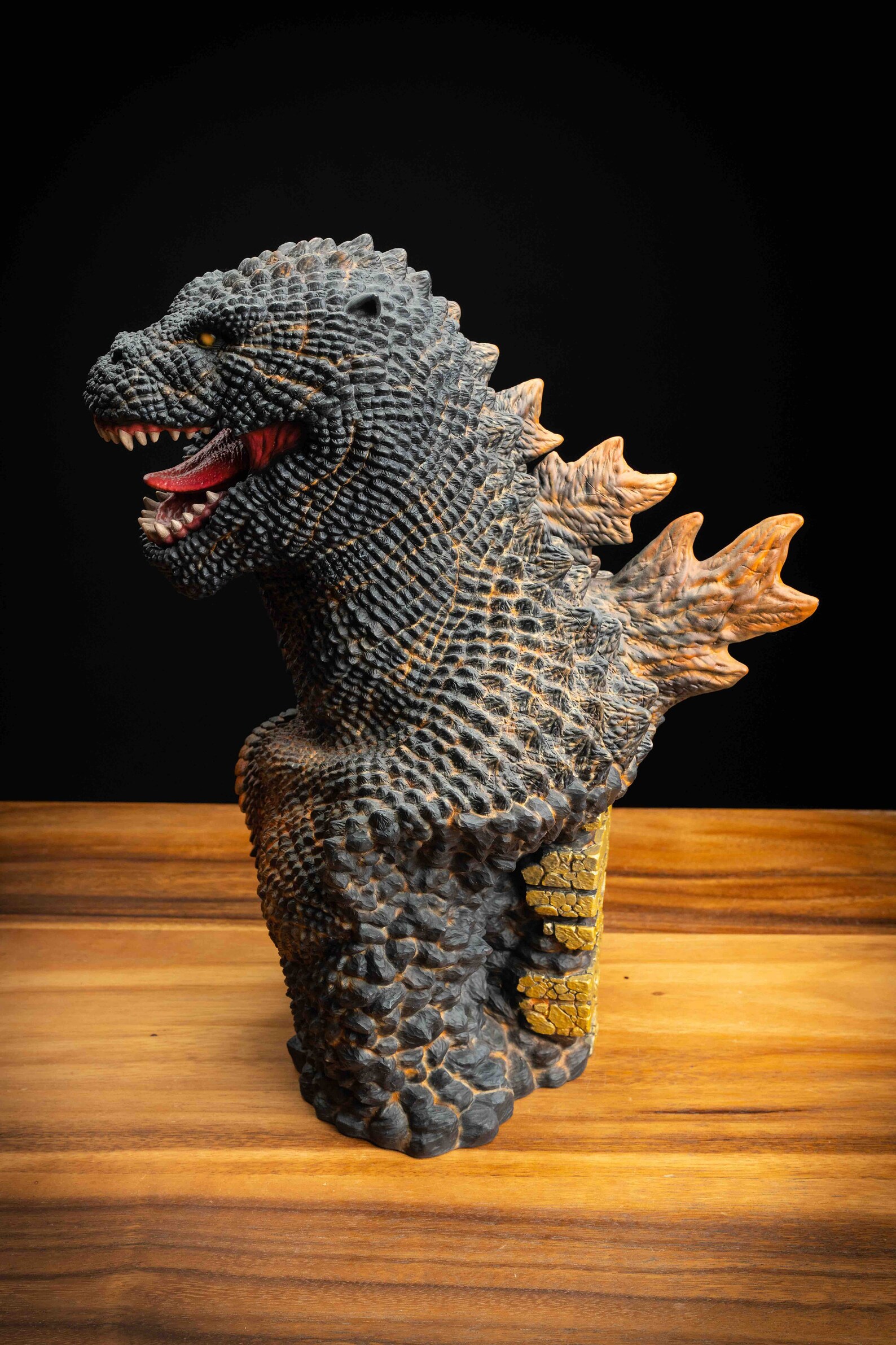 Godzilla Statue - Etsy