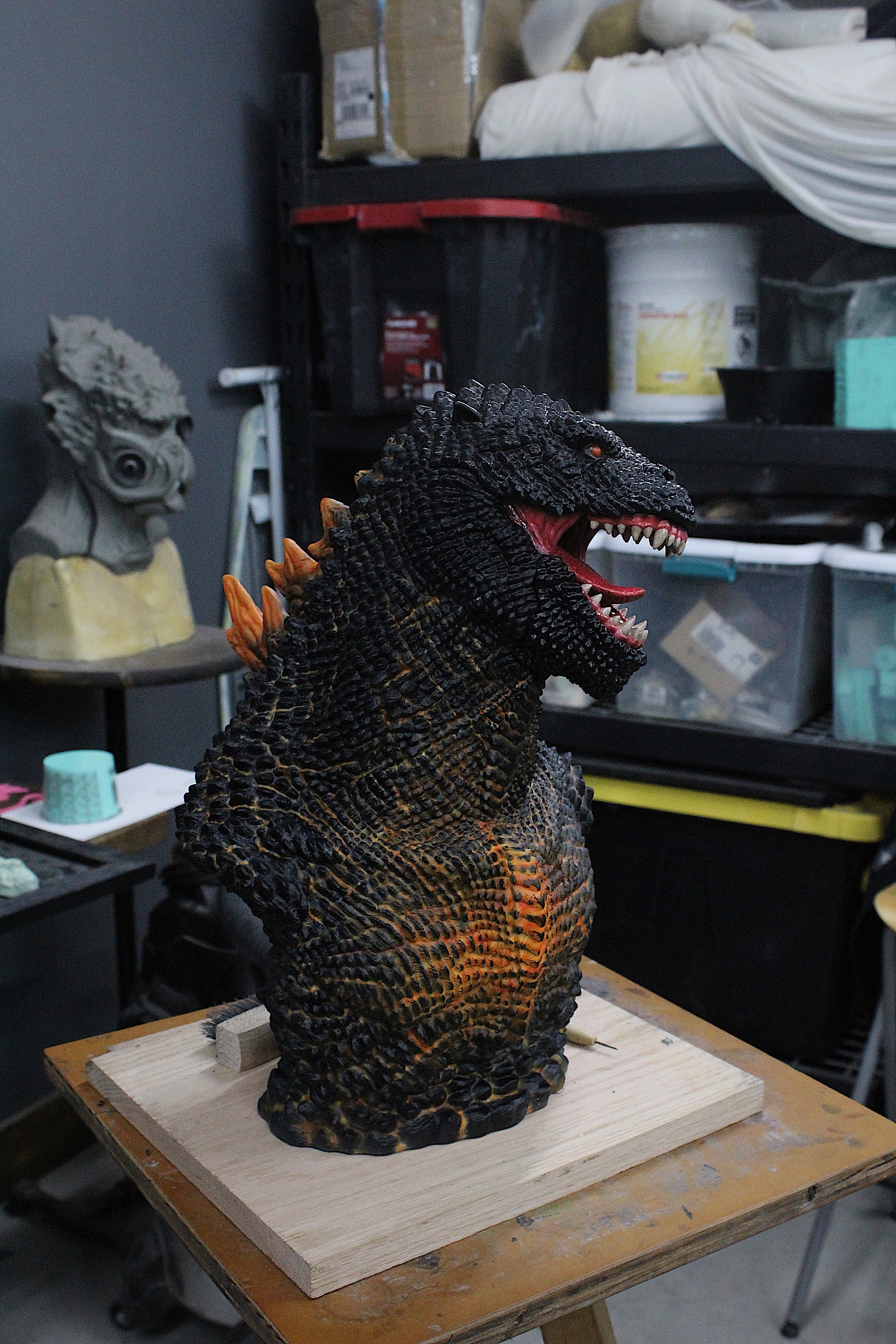Godzilla Statue | Etsy