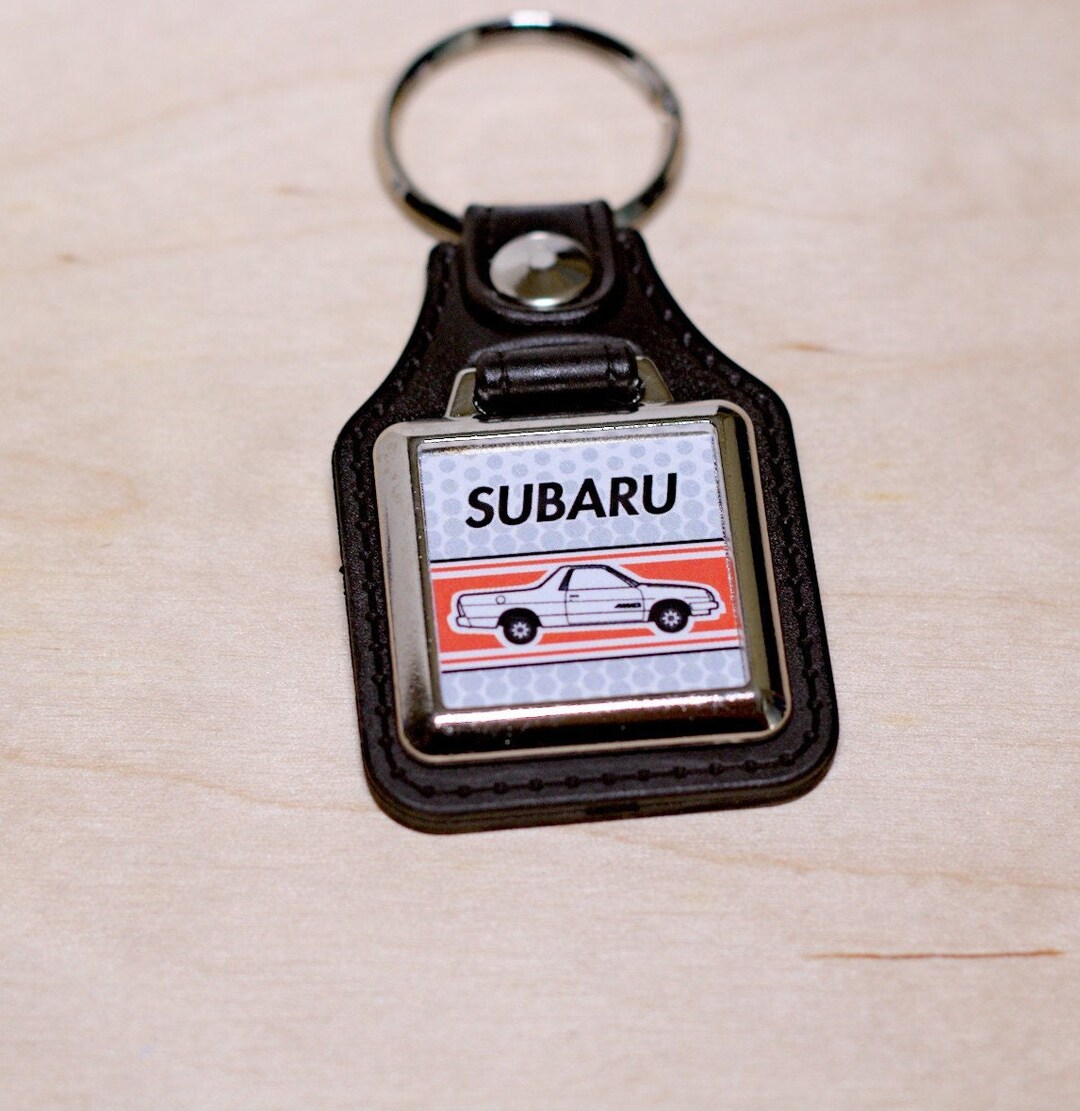 Subaru Brat / Brumby / MV Keyring Leatherette & Chrome - Etsy