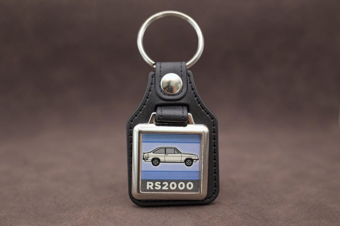 Ford Escort Mk2 RS2000 Keyring, 70s Classic Ford RS Keychain, Retro Car ...