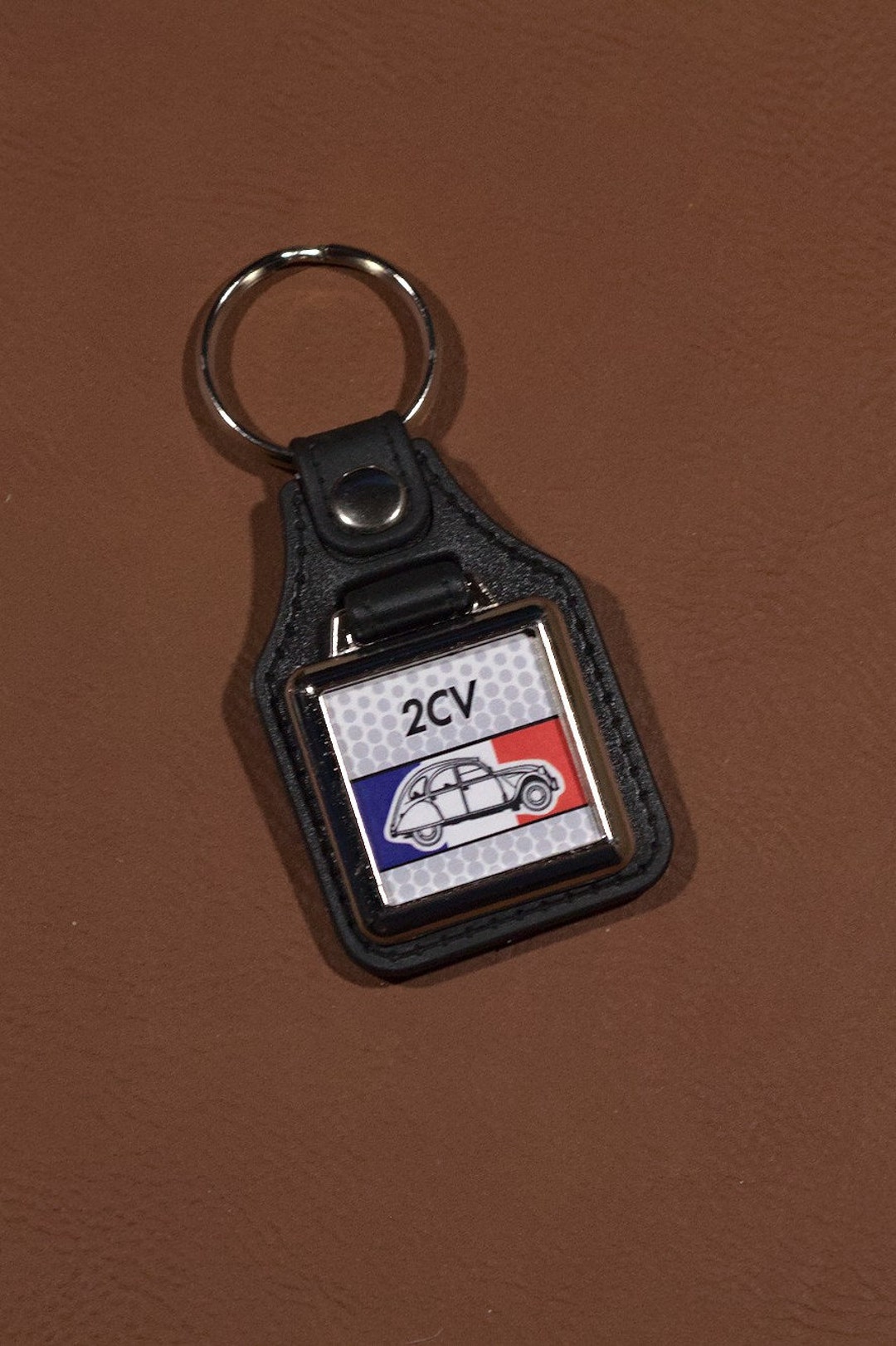 Citroen 2CV Keyring Leatherette & Chrome Keyfob - Etsy