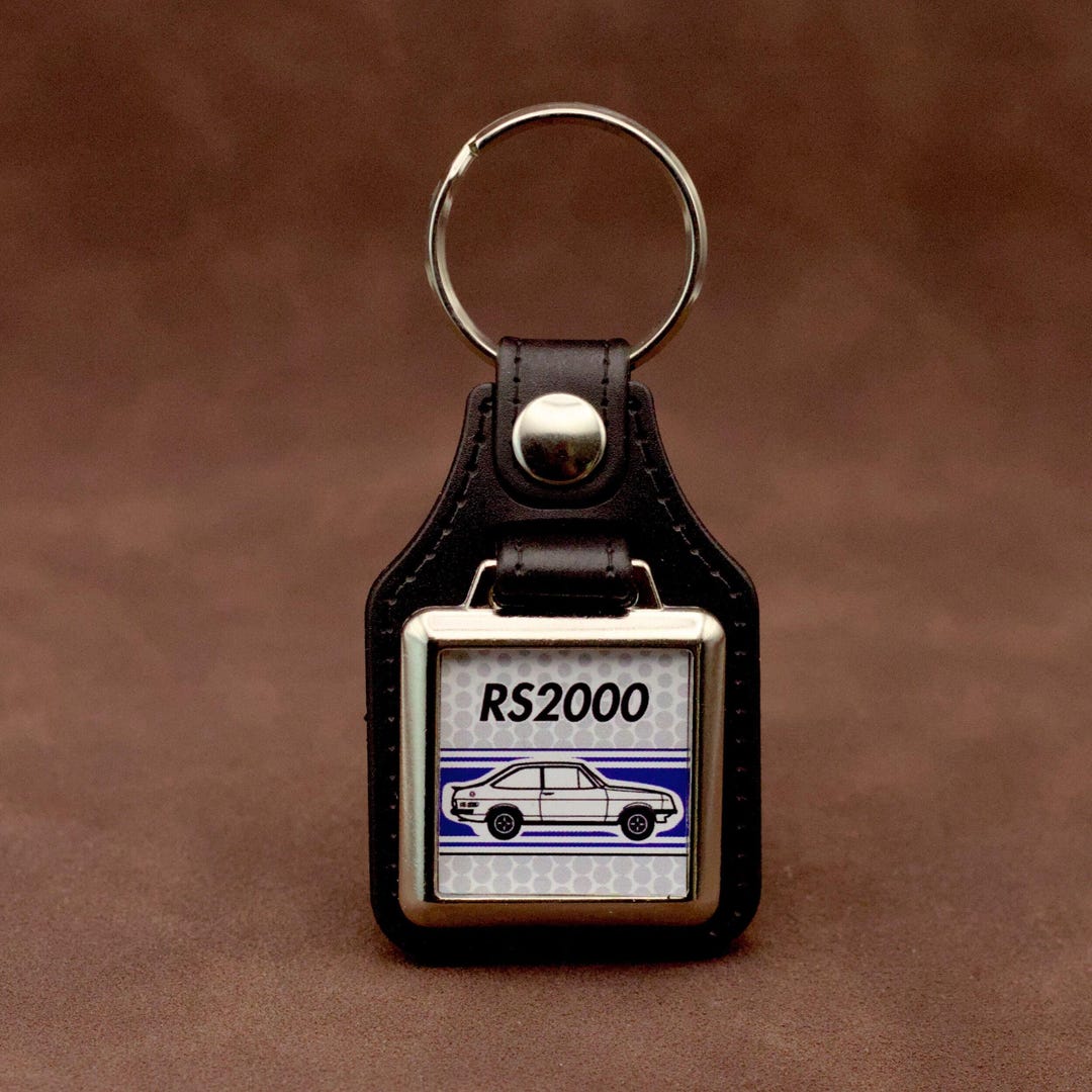Ford Escort Mk2 RS2000 Keyring - Retro Classic Ford RS Sports Car ...