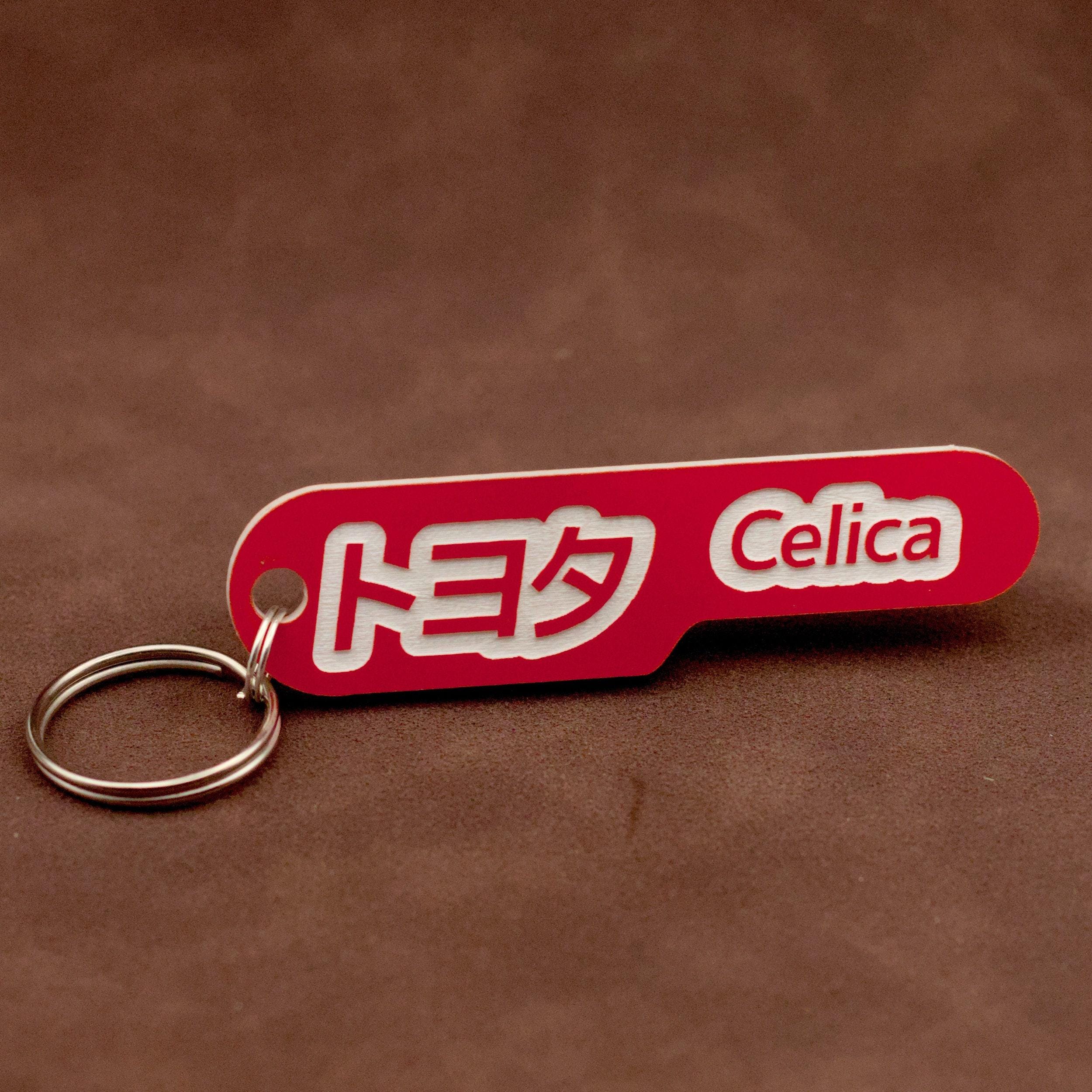 Toyota Celica Keyring Red and White Japanese Kanji JDM Style Lasercut Acrylic Keychain Etsy Australia