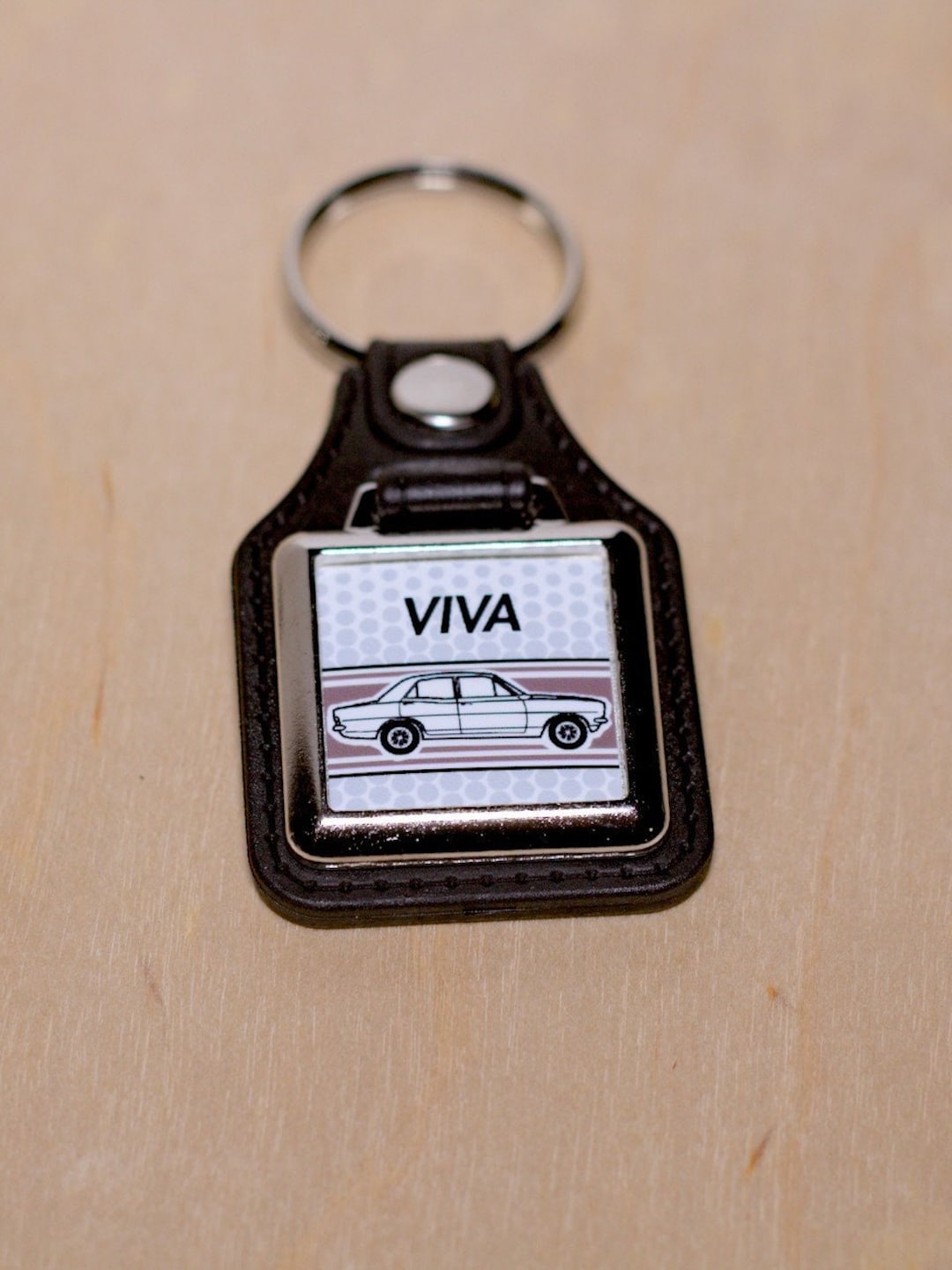Vauxhall Viva HB Keyring Leatherette & Chrome Keyfob - Etsy