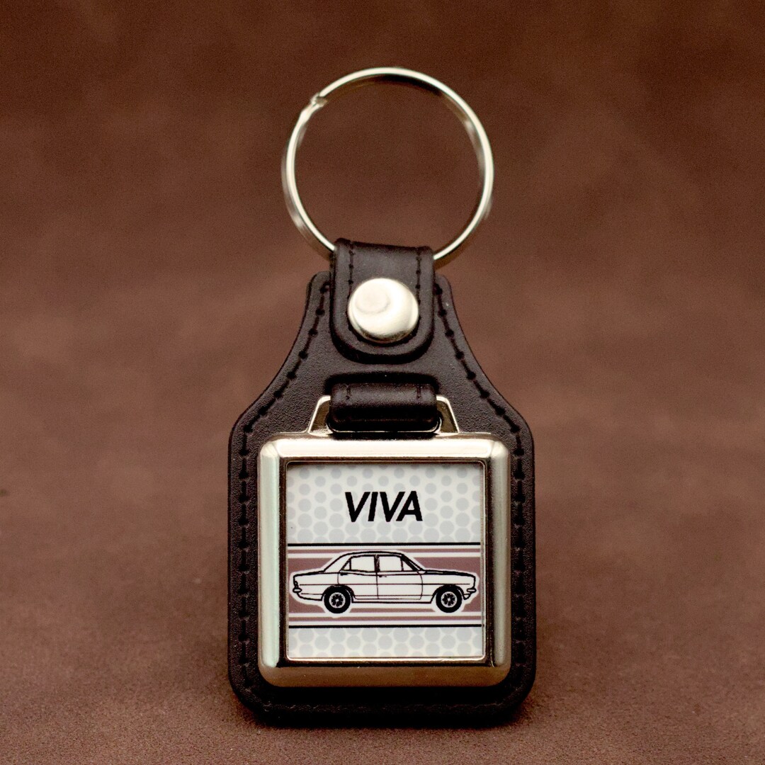 Vauxhall Viva HB Keyring Leatherette & Chrome Keyfob - Etsy