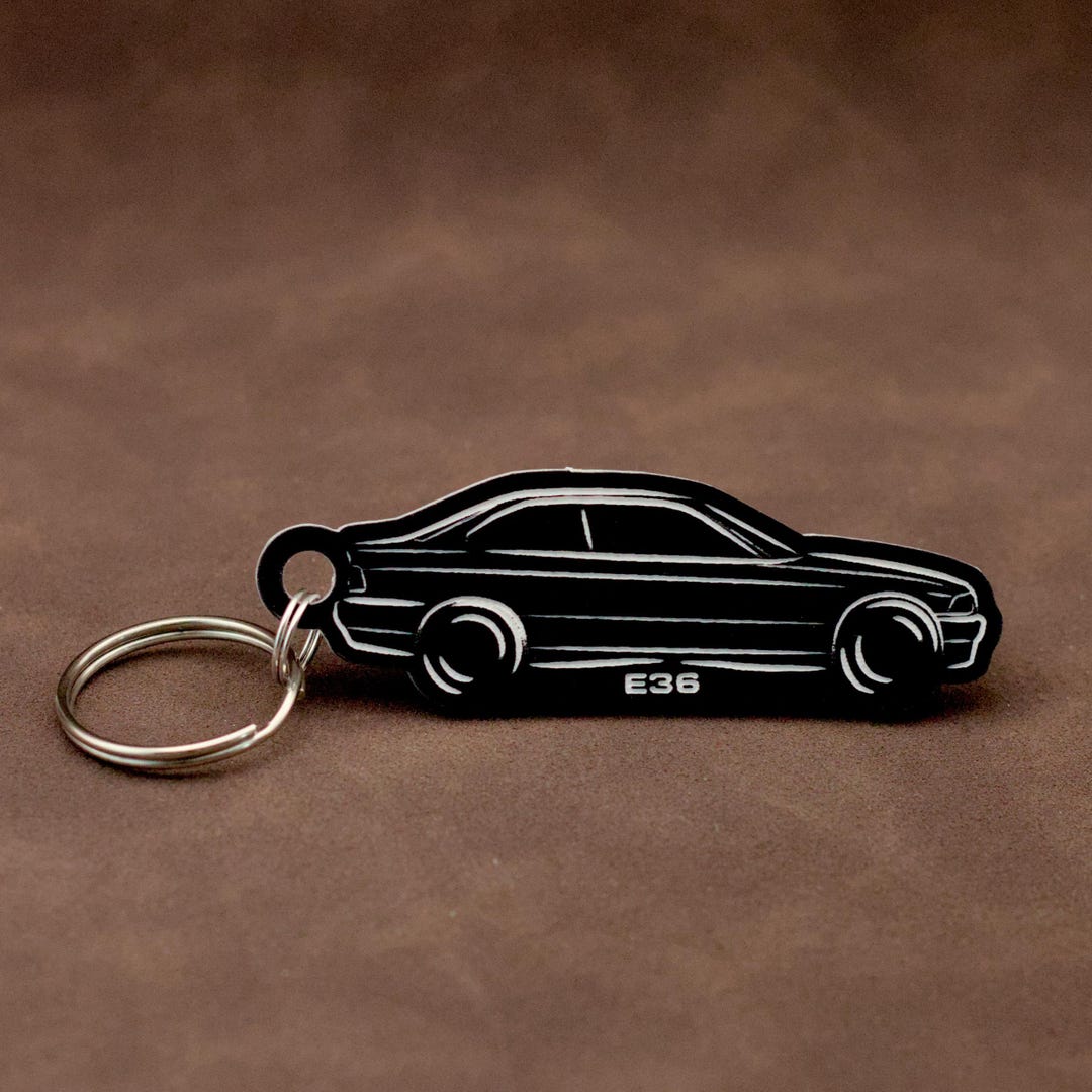 BMW E36 Coupe Keyring - Acrylic Lasercut Classic Retro German Car ...