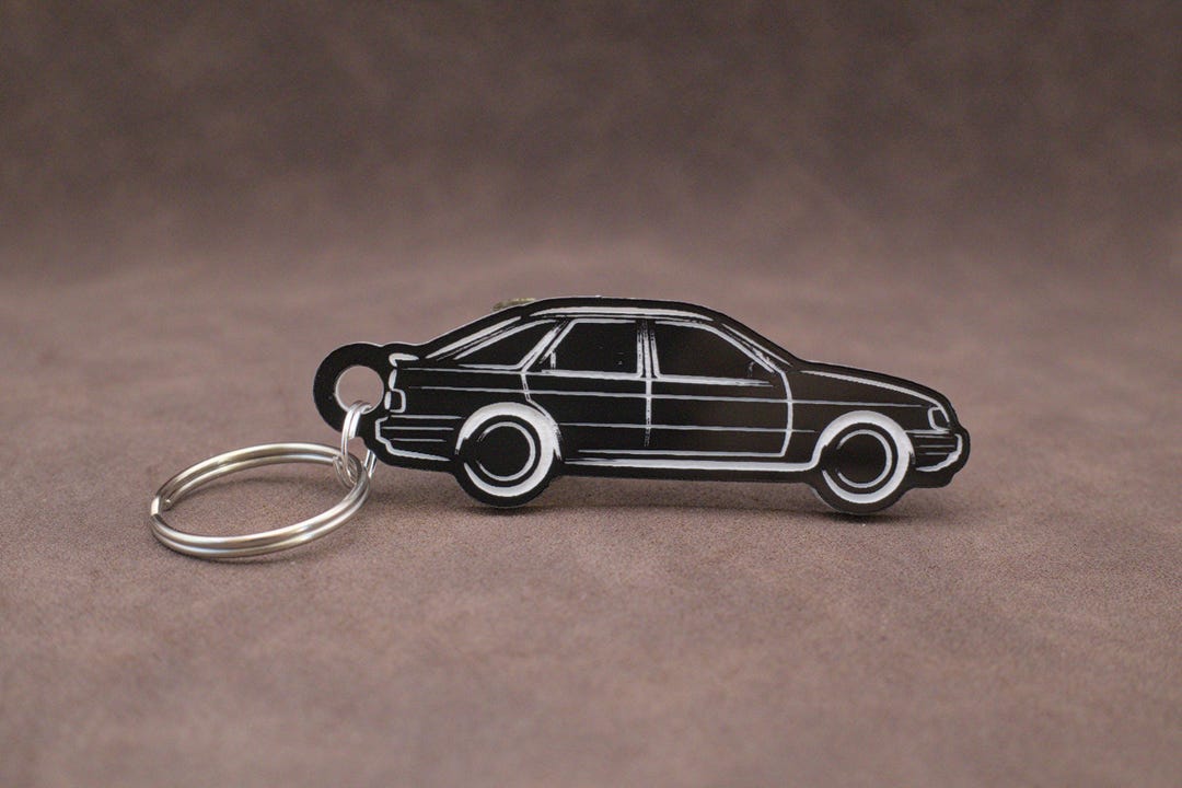 Ford Sierra Mk2 Keyring – 5-door Hatch Outline – Classic 80s 90s Ford ...