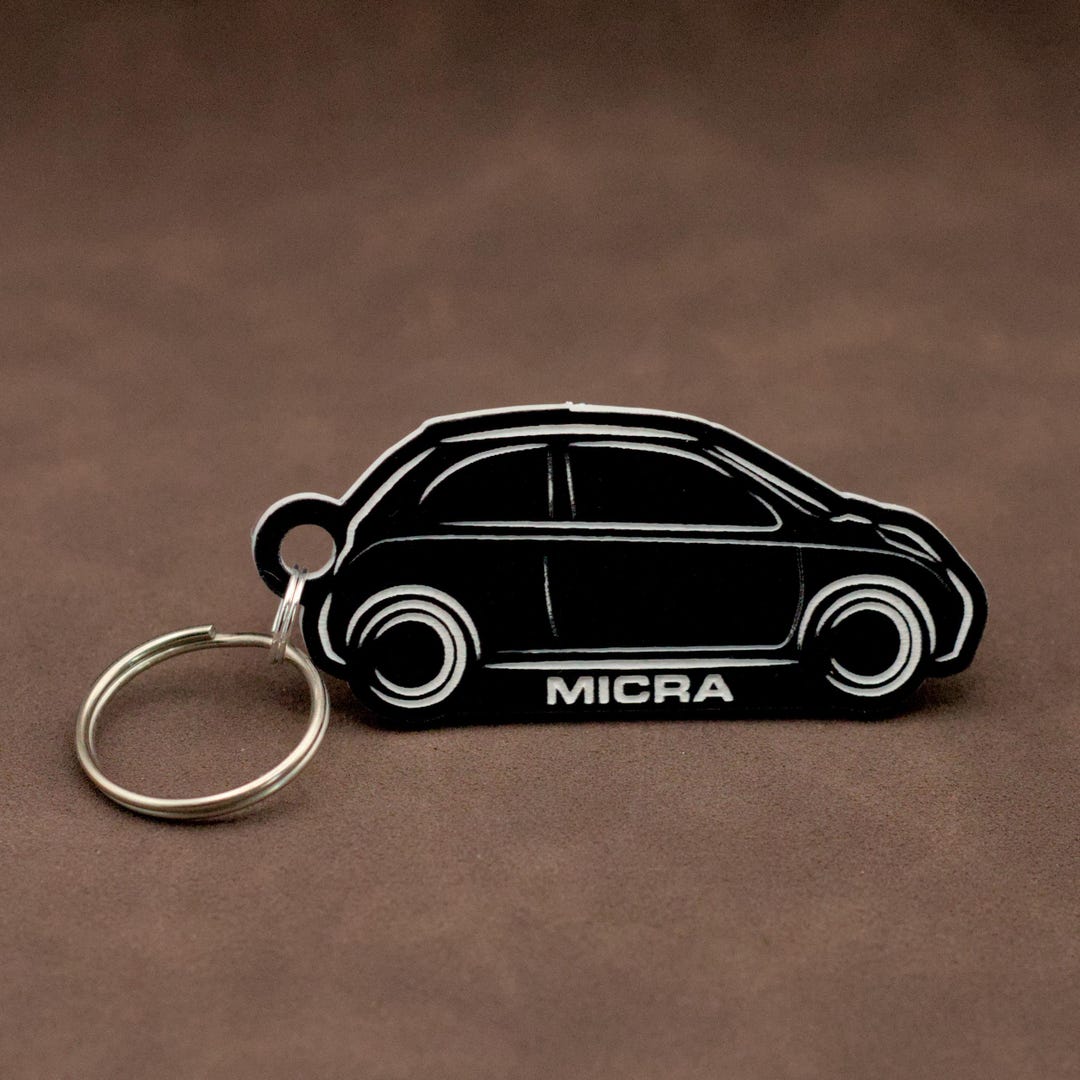 Nissan Micra K12 Keyring - Acrylic Lasercut Classic JDM Retro Car ...