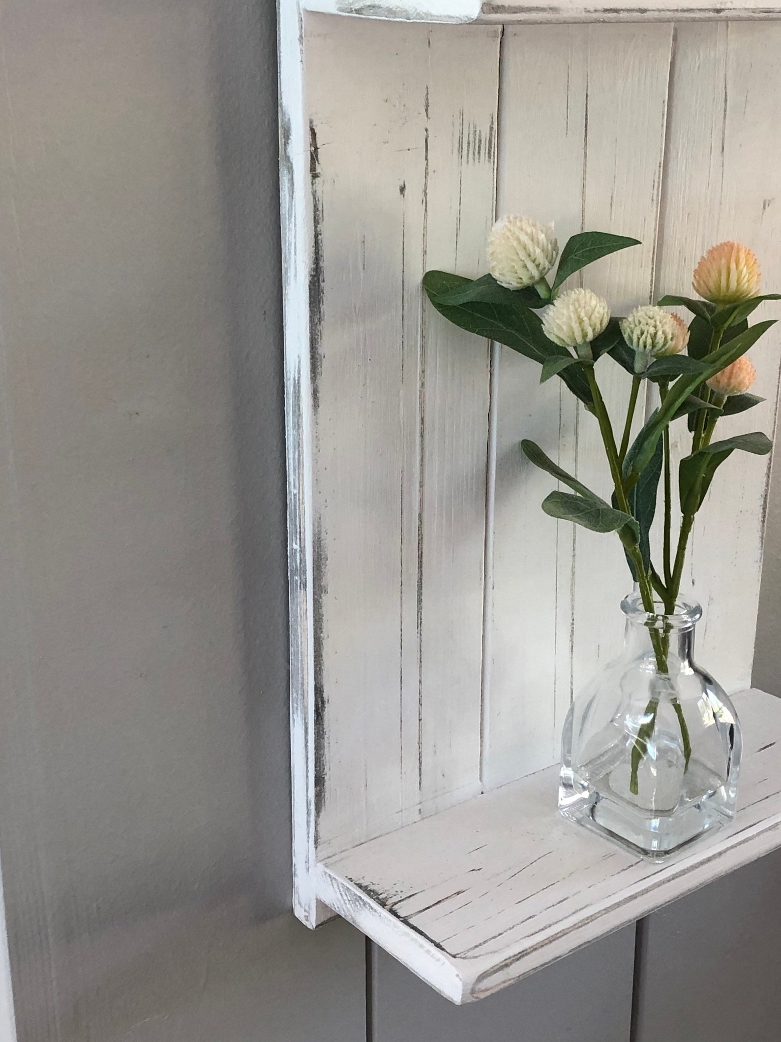 Country Rustic Farmhouse Shelf Distressed Solid Wood / FREE - Etsy