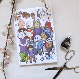 Undertale Character Notebook - Etsy UK