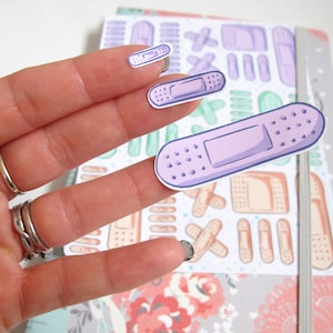 Bandage Themed Sticker Sheet - Etsy