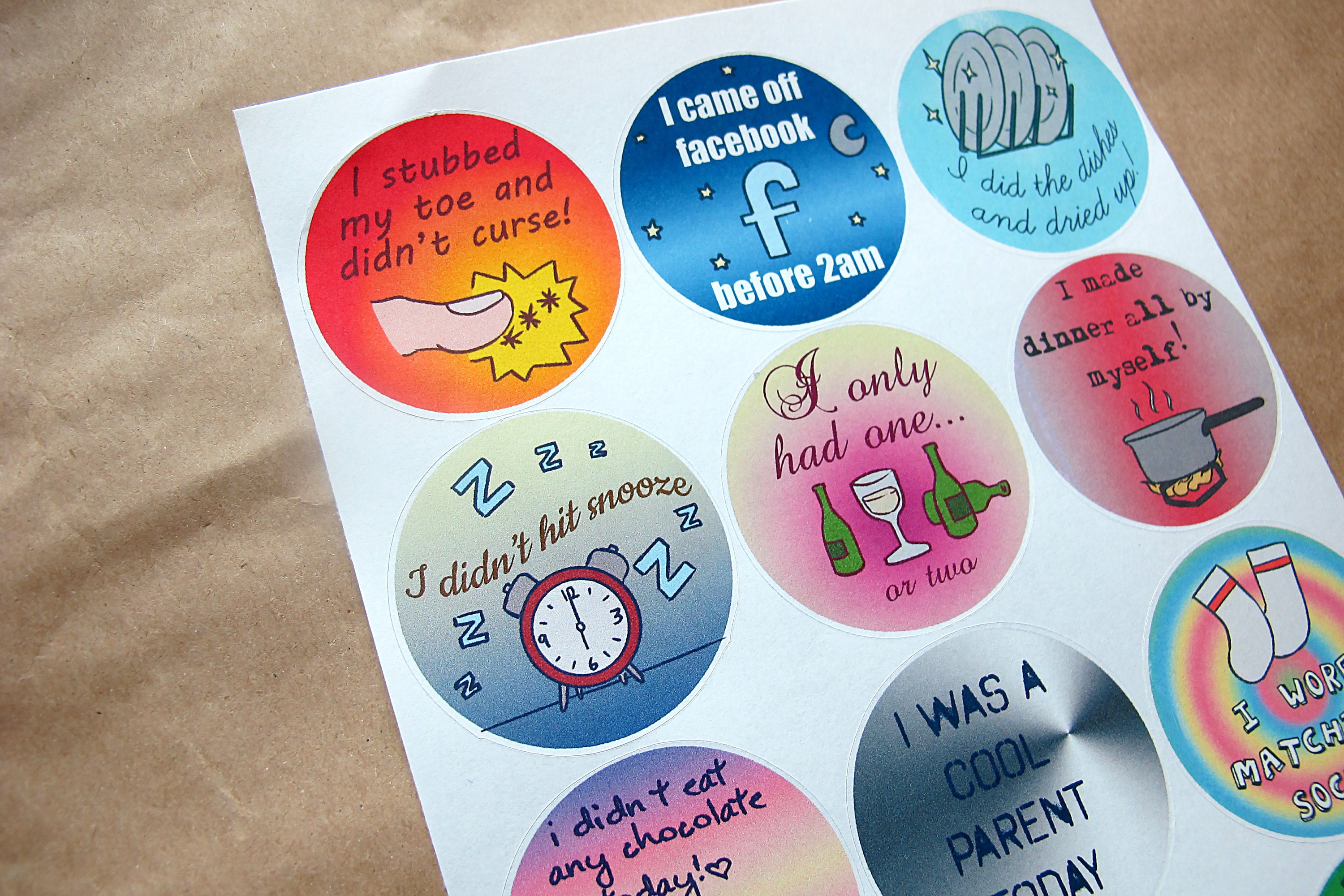12 Adult Reward Stickers - Etsy UK