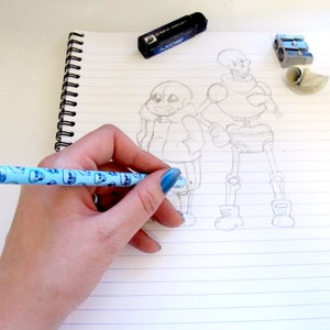 THREE Undertale Themed Pencils - Etsy