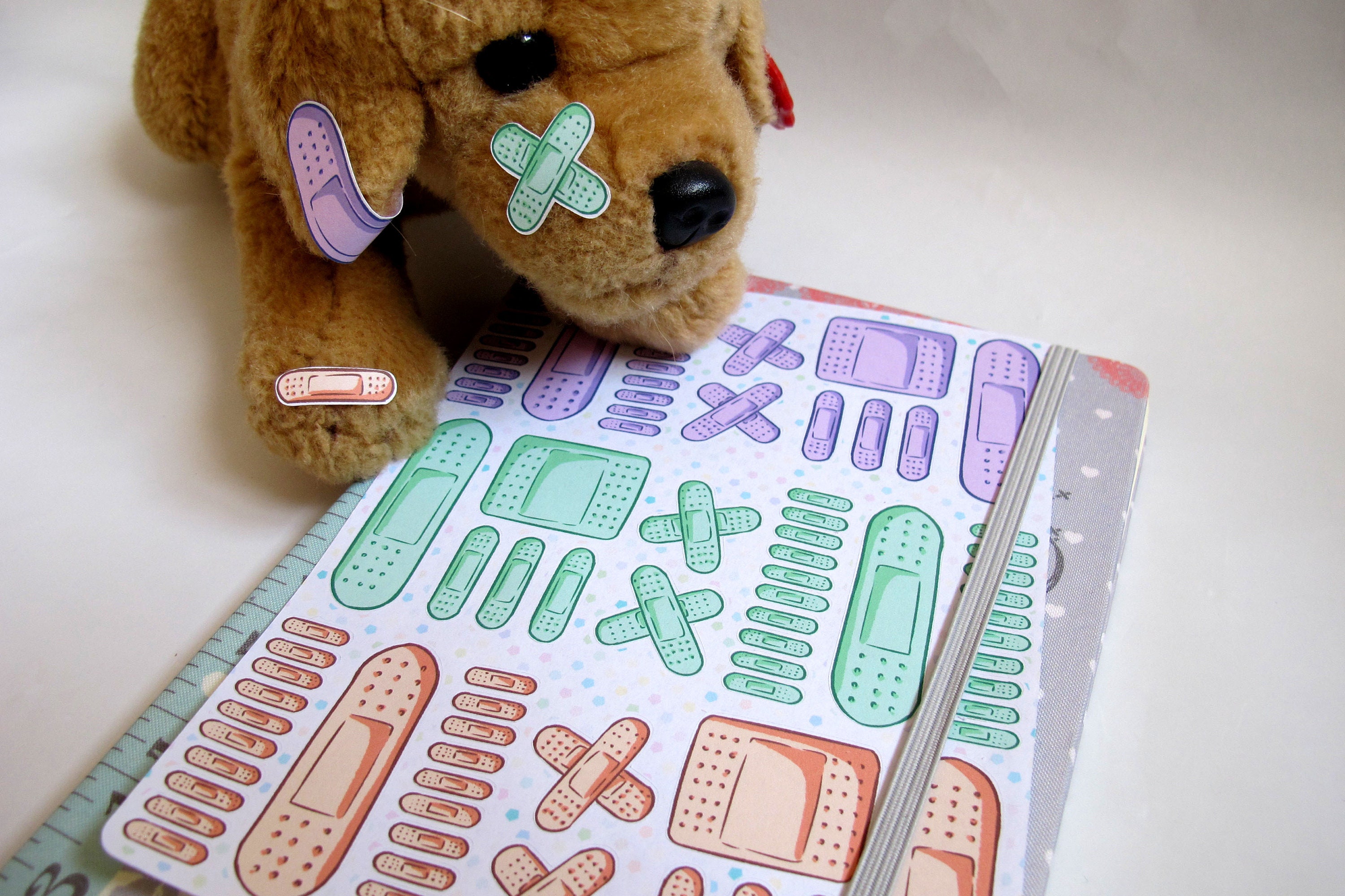 Bandage Themed Sticker Sheet - Etsy UK