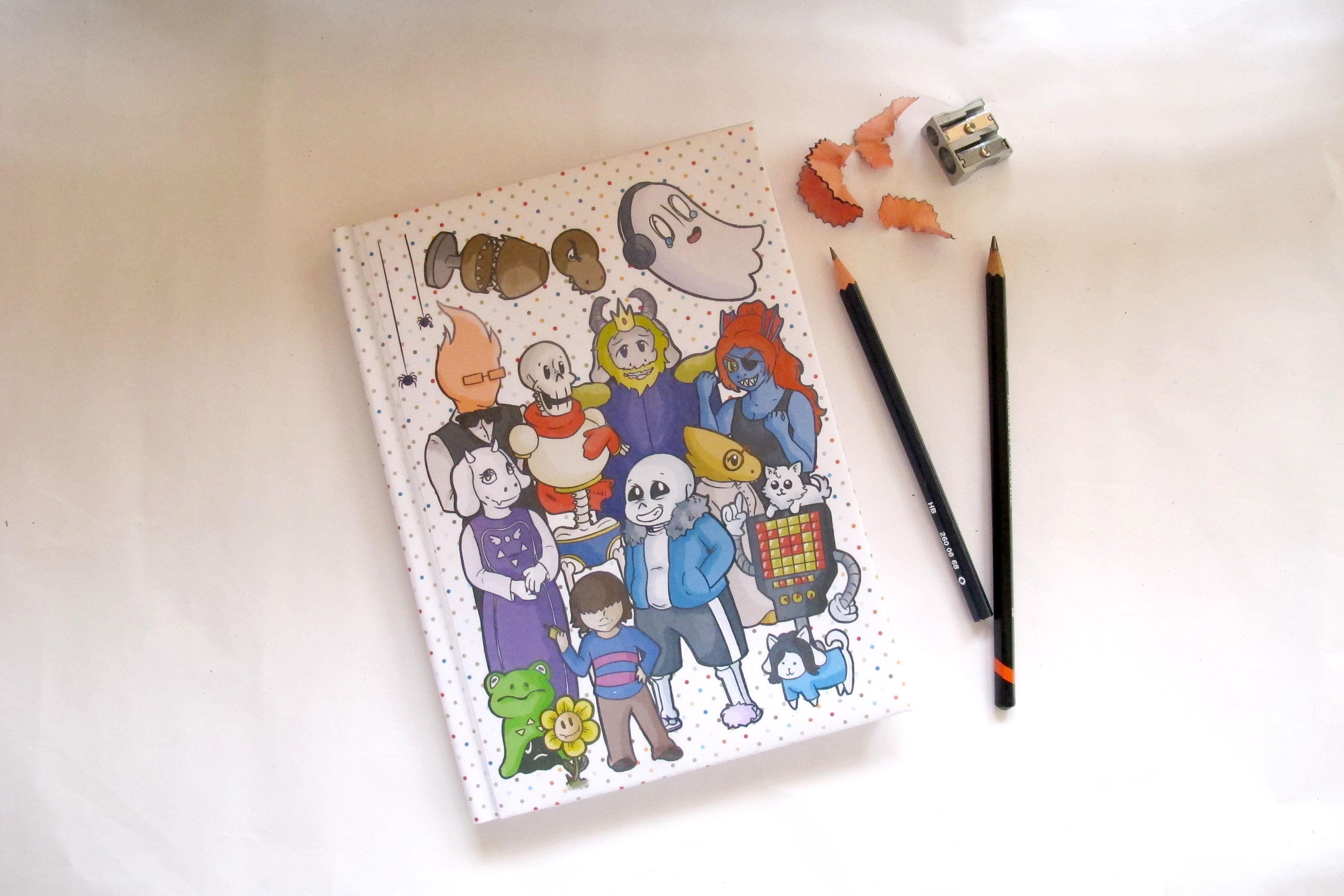 Undertale Character Notebook - Etsy UK