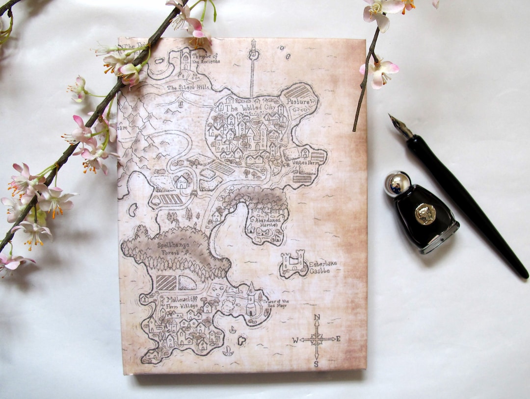 Fantasy Map Note Book - Etsy UK