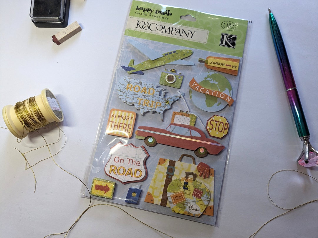 3D Decoupage Sticker Set Travel Theme - Etsy