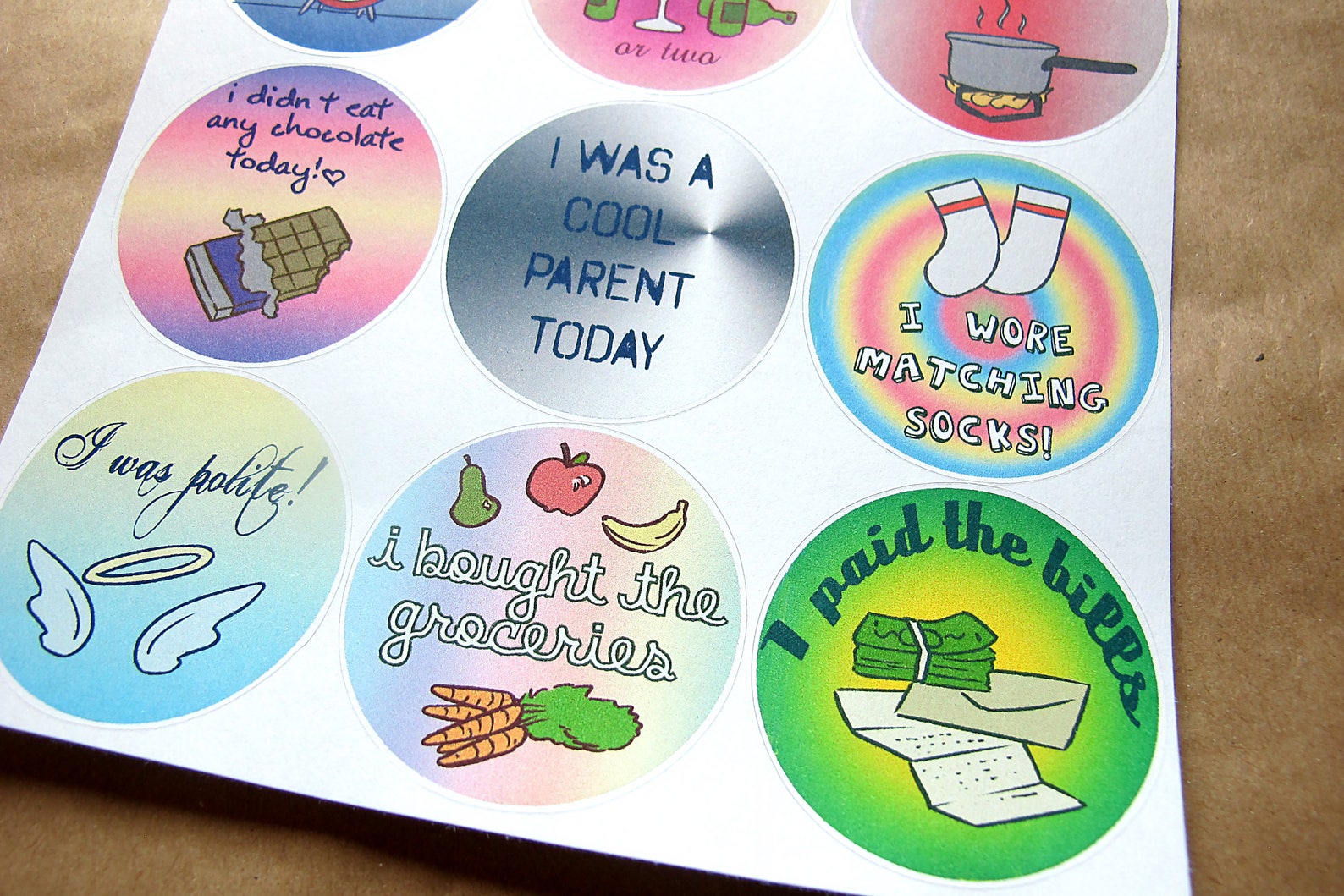 12 Adult Reward Stickers - Etsy UK