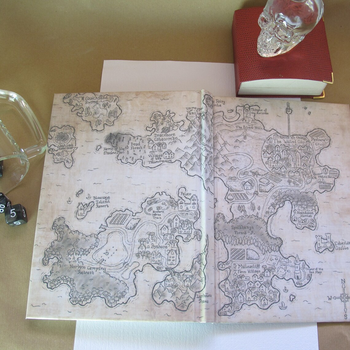 Fantasy Map Note Book - Etsy UK