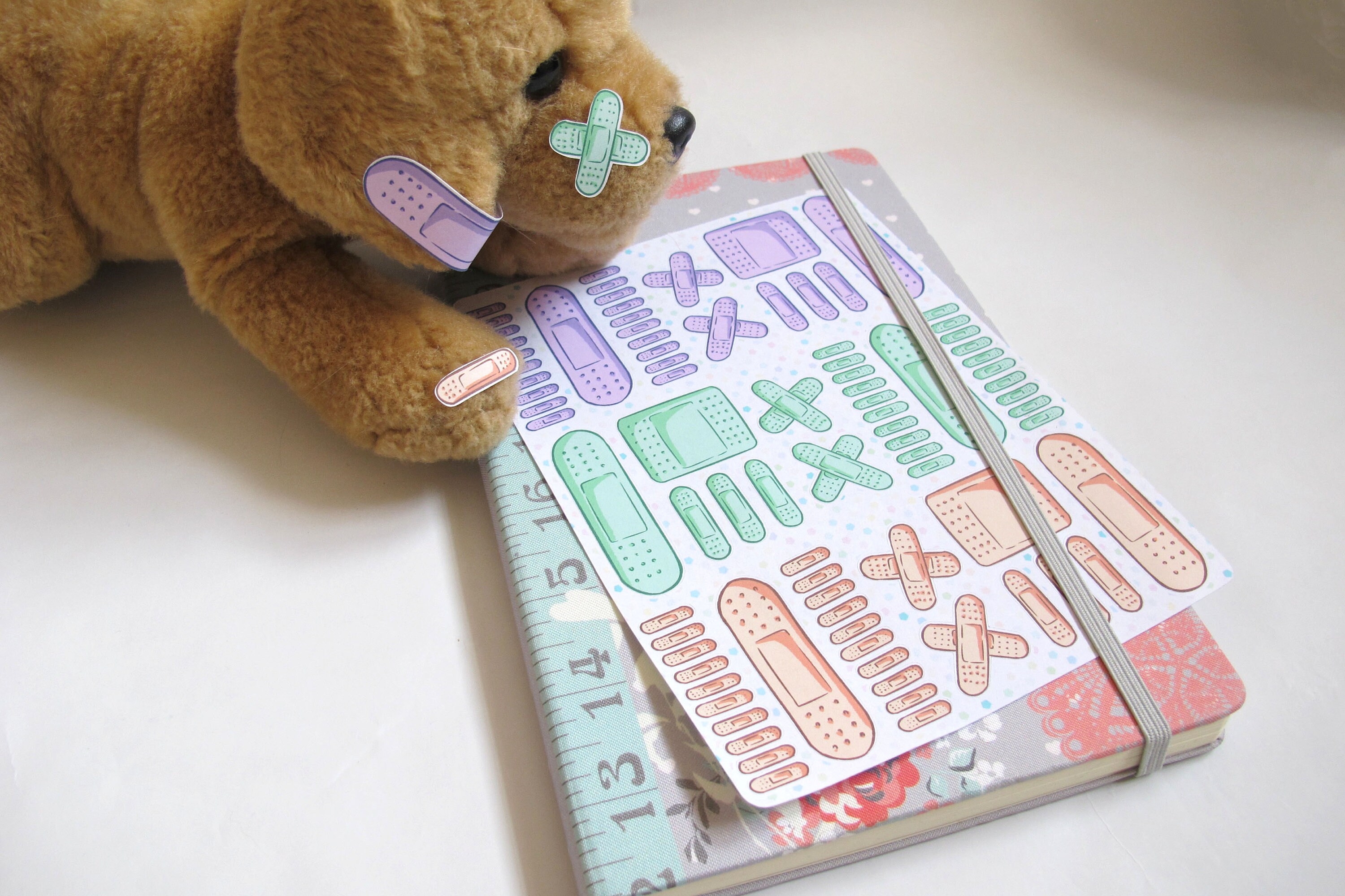 Bandage Themed Sticker Sheet - Etsy UK