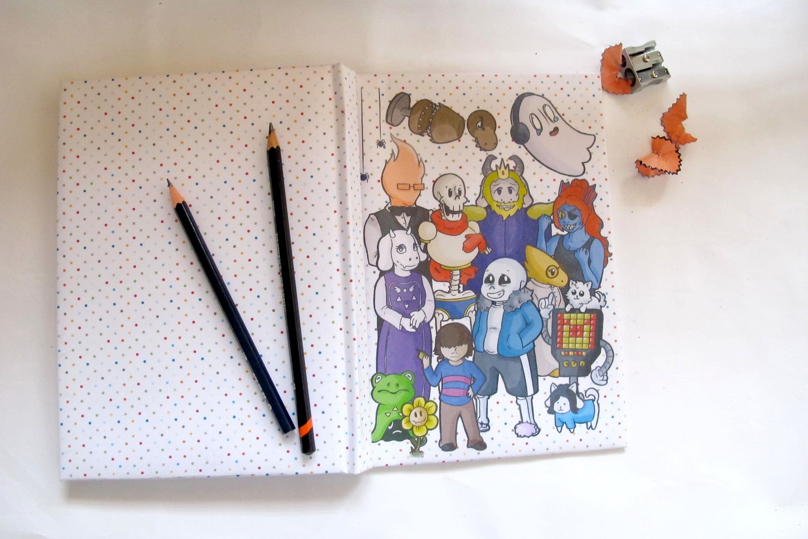 Undertale Character Notebook - Etsy UK